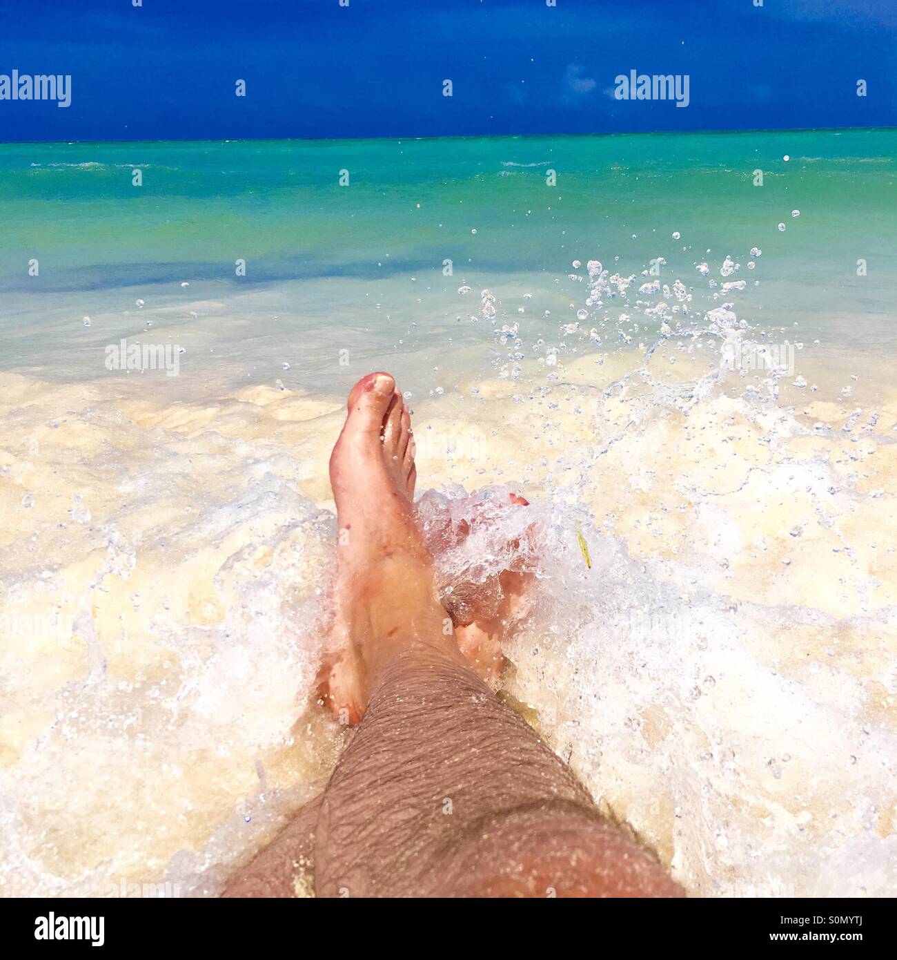 Ocean feet hi-res stock photography and images - Alamy