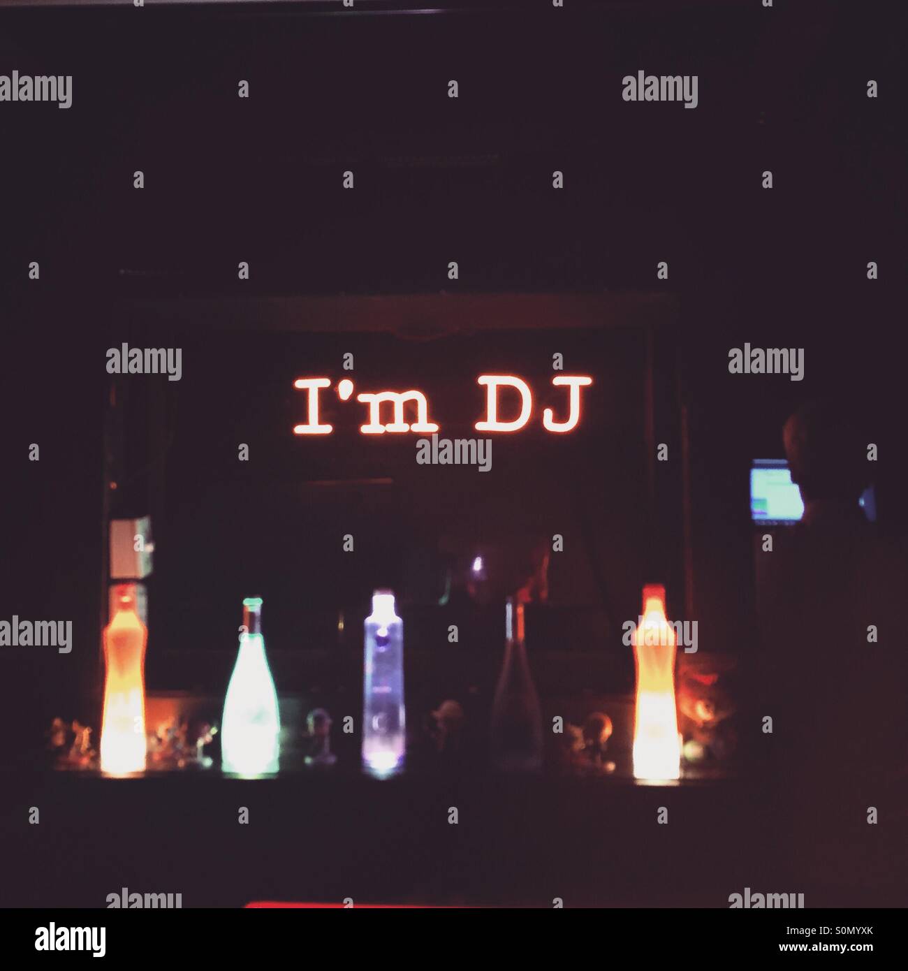Dj sign hi-res stock photography and images - Alamy