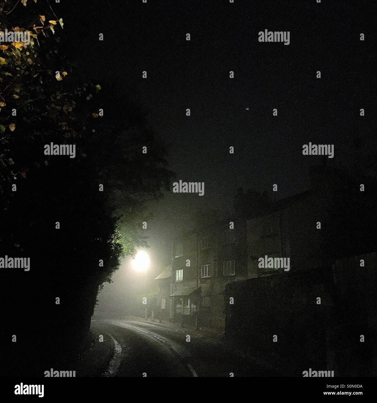 Midnight fog hi-res stock photography and images - Alamy