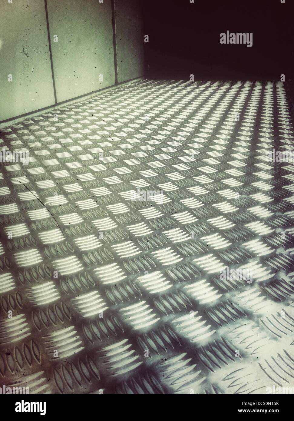 Steel metal flooring hi-res stock photography and images - Alamy