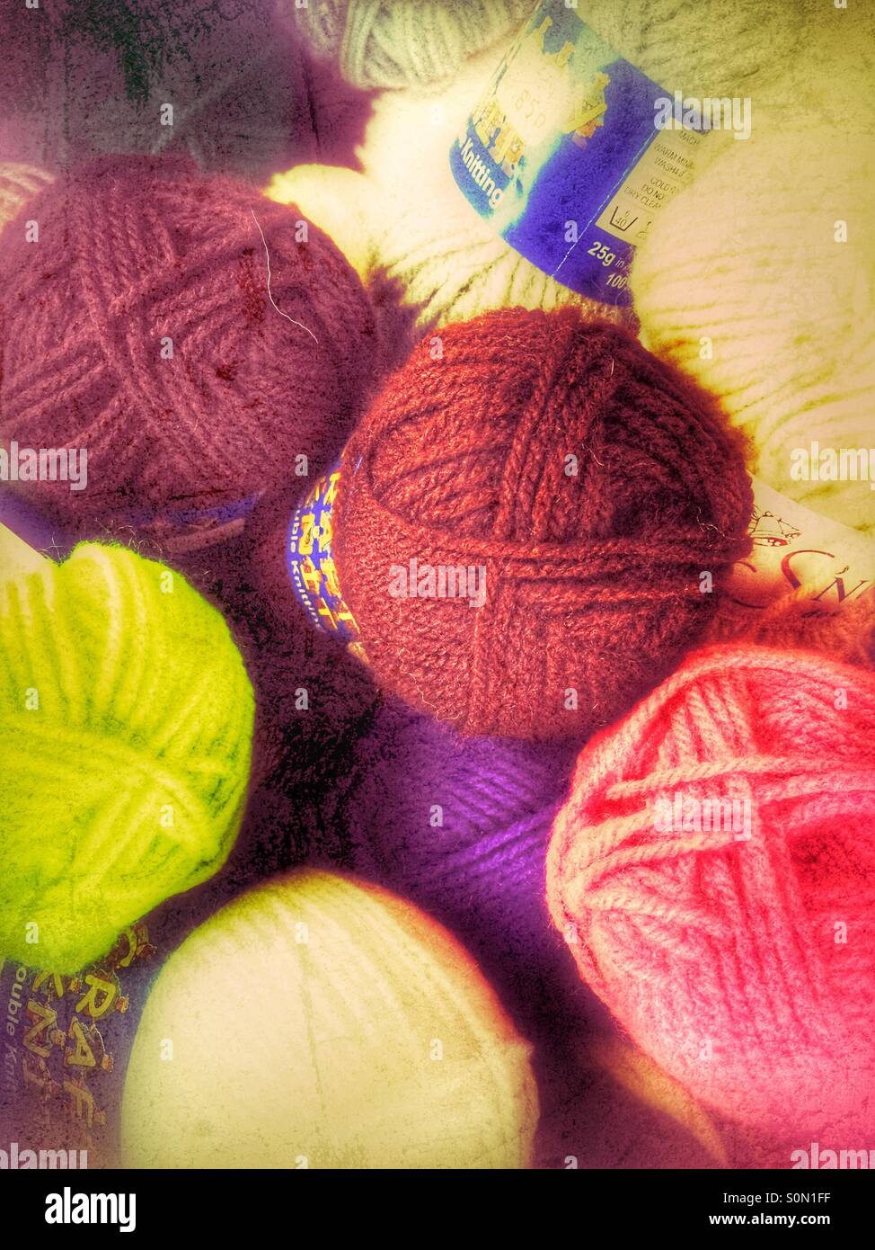 Wools balls hi-res stock photography and images - Alamy