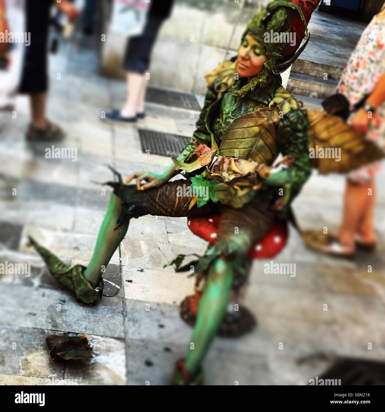 Pixie Street Artist Stock Photo - Alamy
