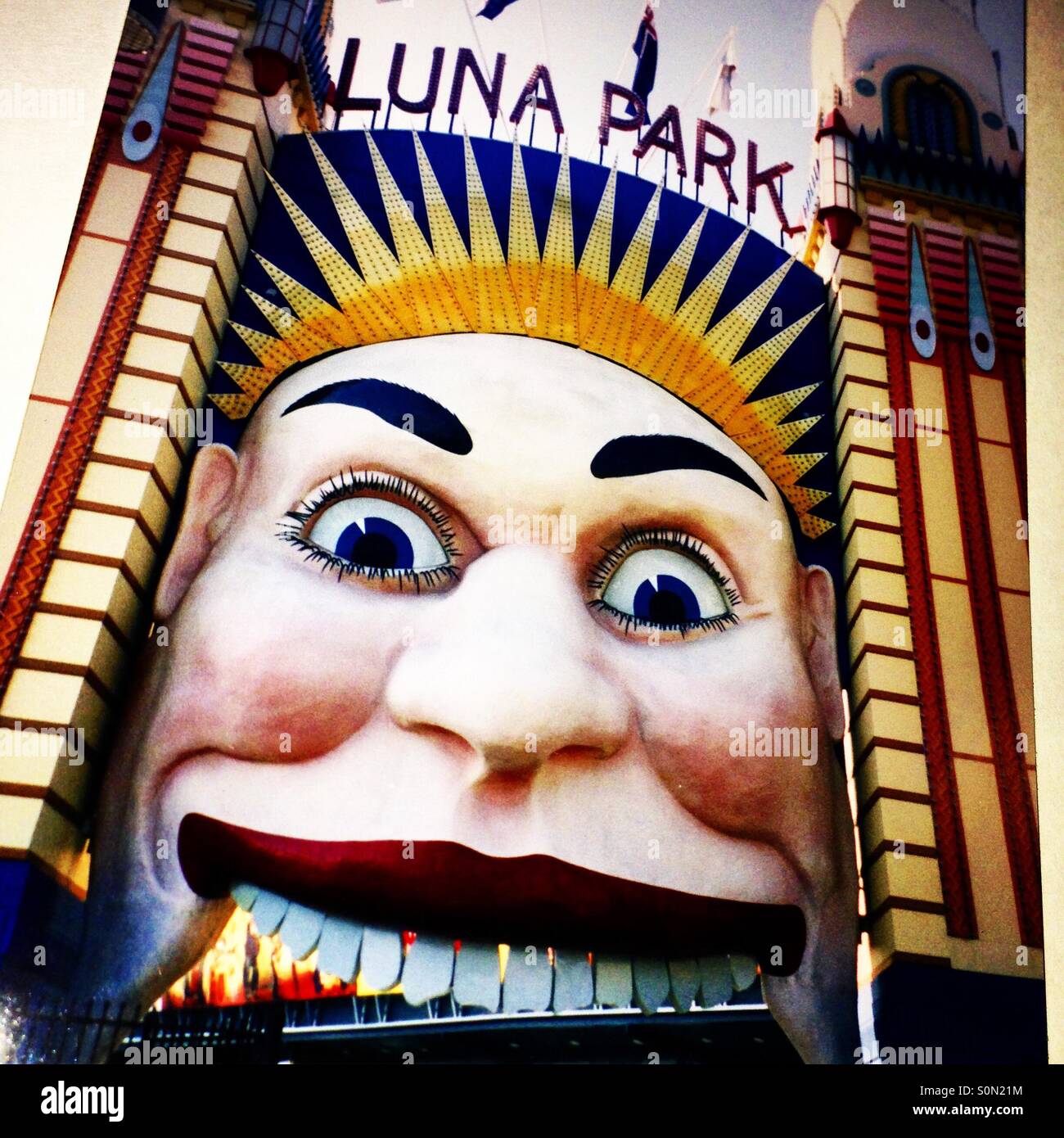 Luna park rides hi-res stock photography and images - Alamy