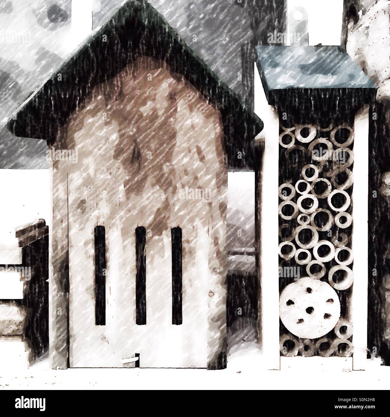 Insect houses hi-res stock photography and images - Alamy