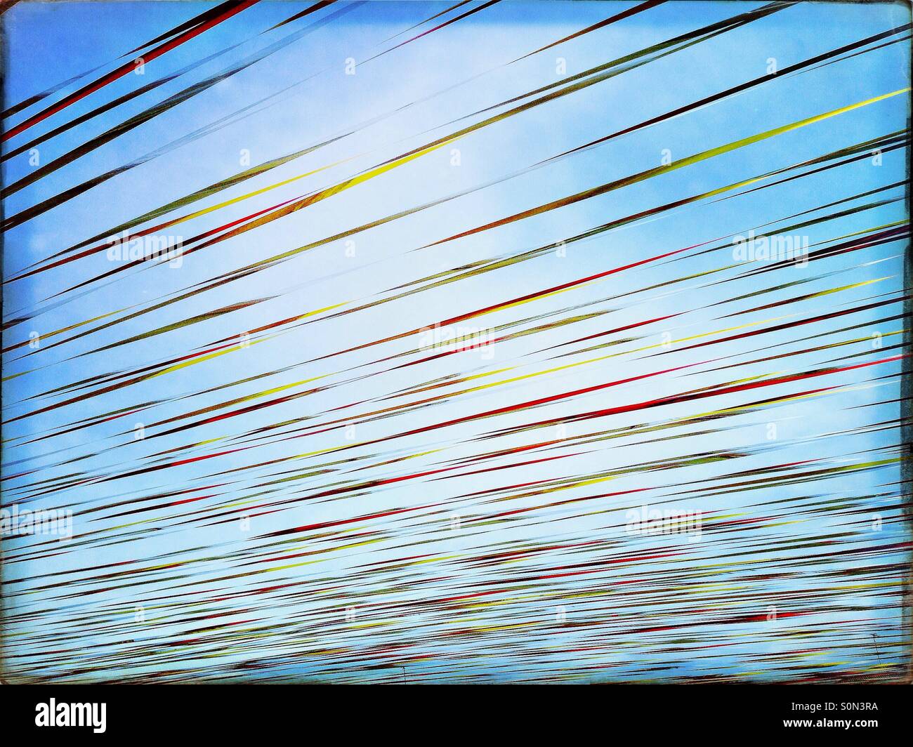 Festival streamers at a carnival Stock Photo - Alamy