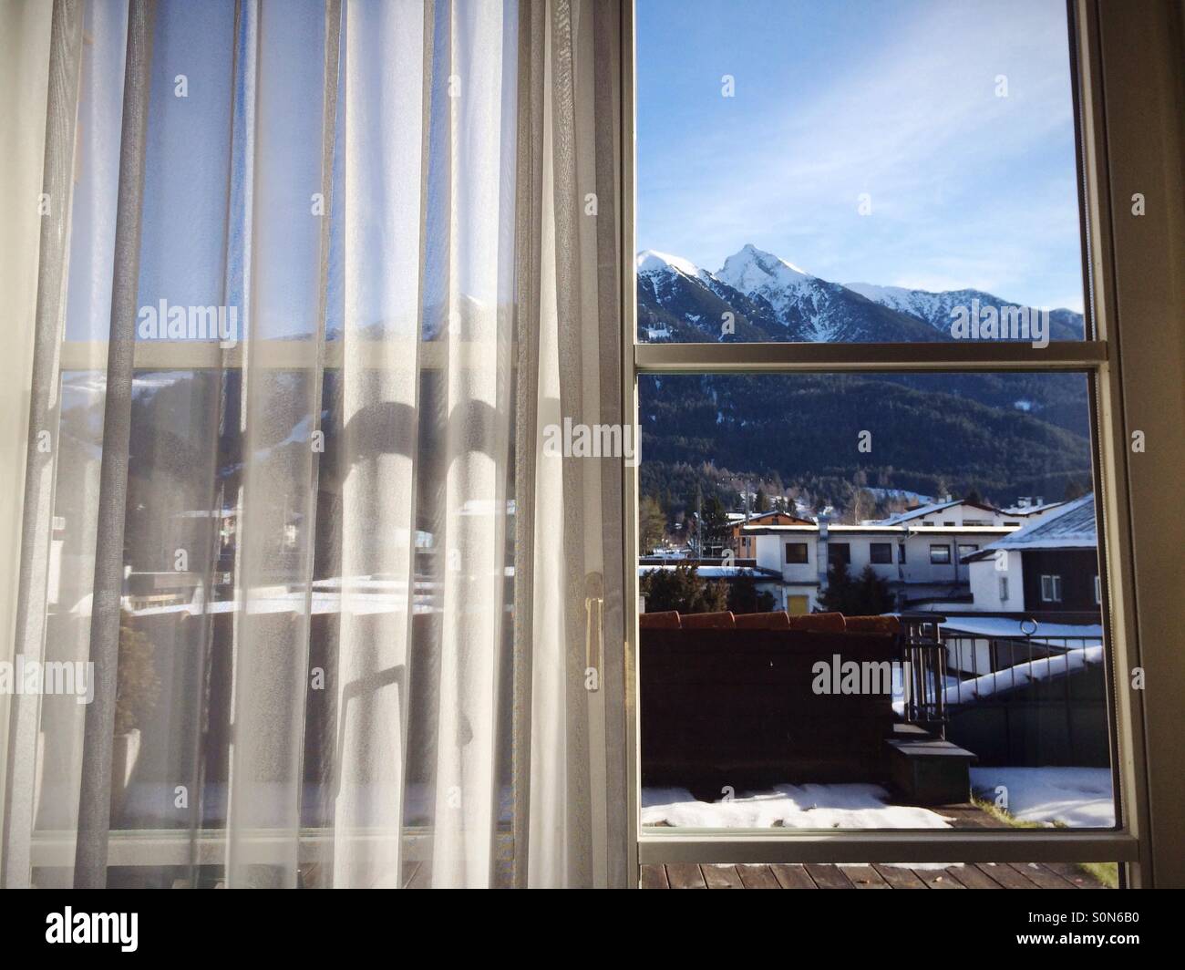 Window and curtains and view hi-res stock photography and images - Alamy