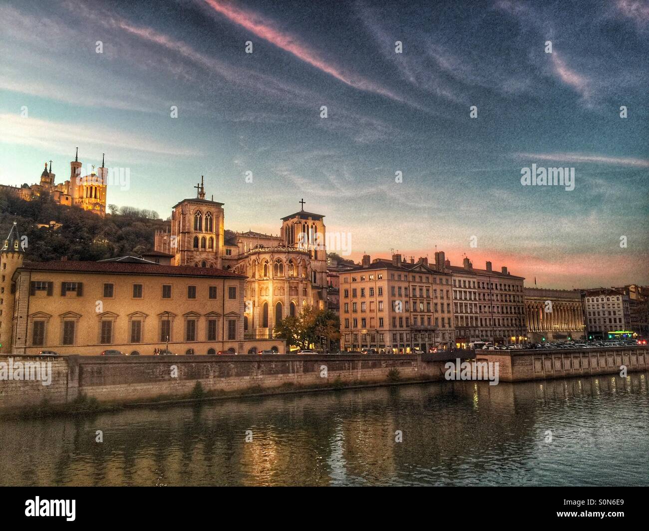 Old Lyon, Lyon, France Stock Photo - Alamy