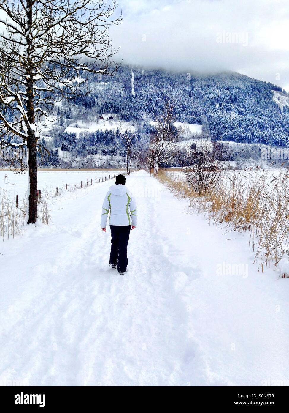 Covered herself hi-res stock photography and images - Alamy