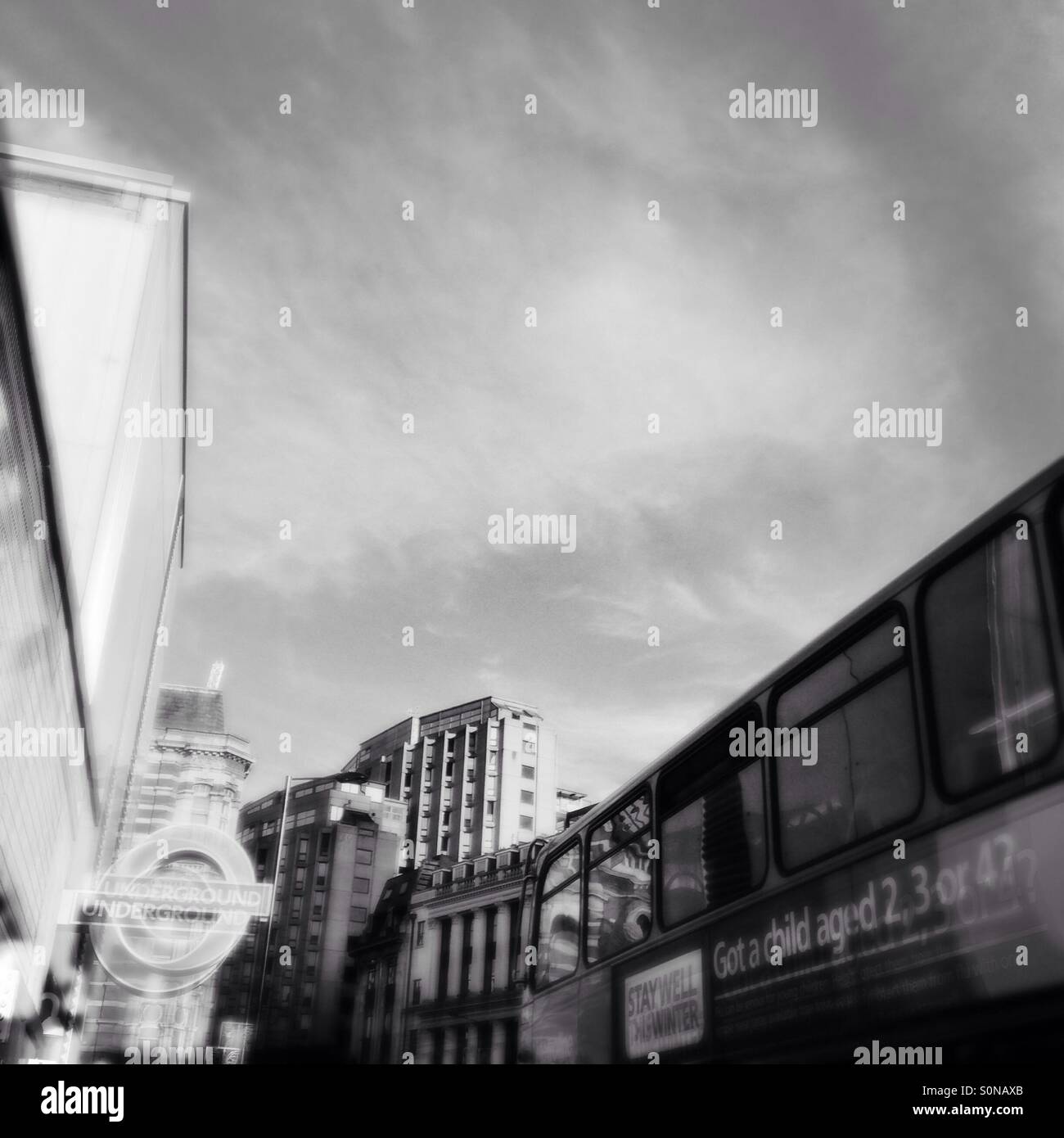 Black and white bus ride hi-res stock photography and images - Alamy