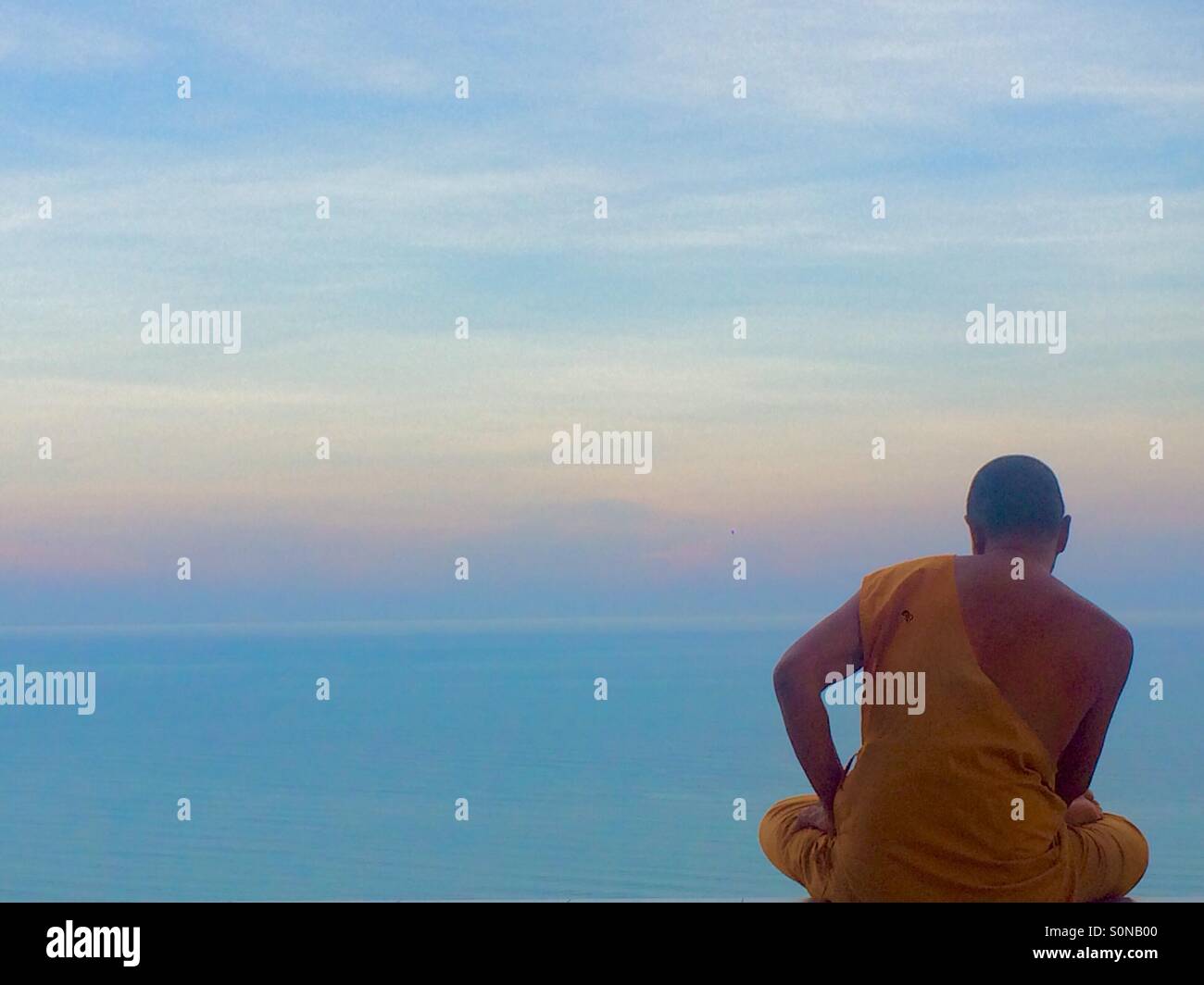 The Monk By The Sea Stock Photos & The Monk By The Sea Stock Images - Alamy