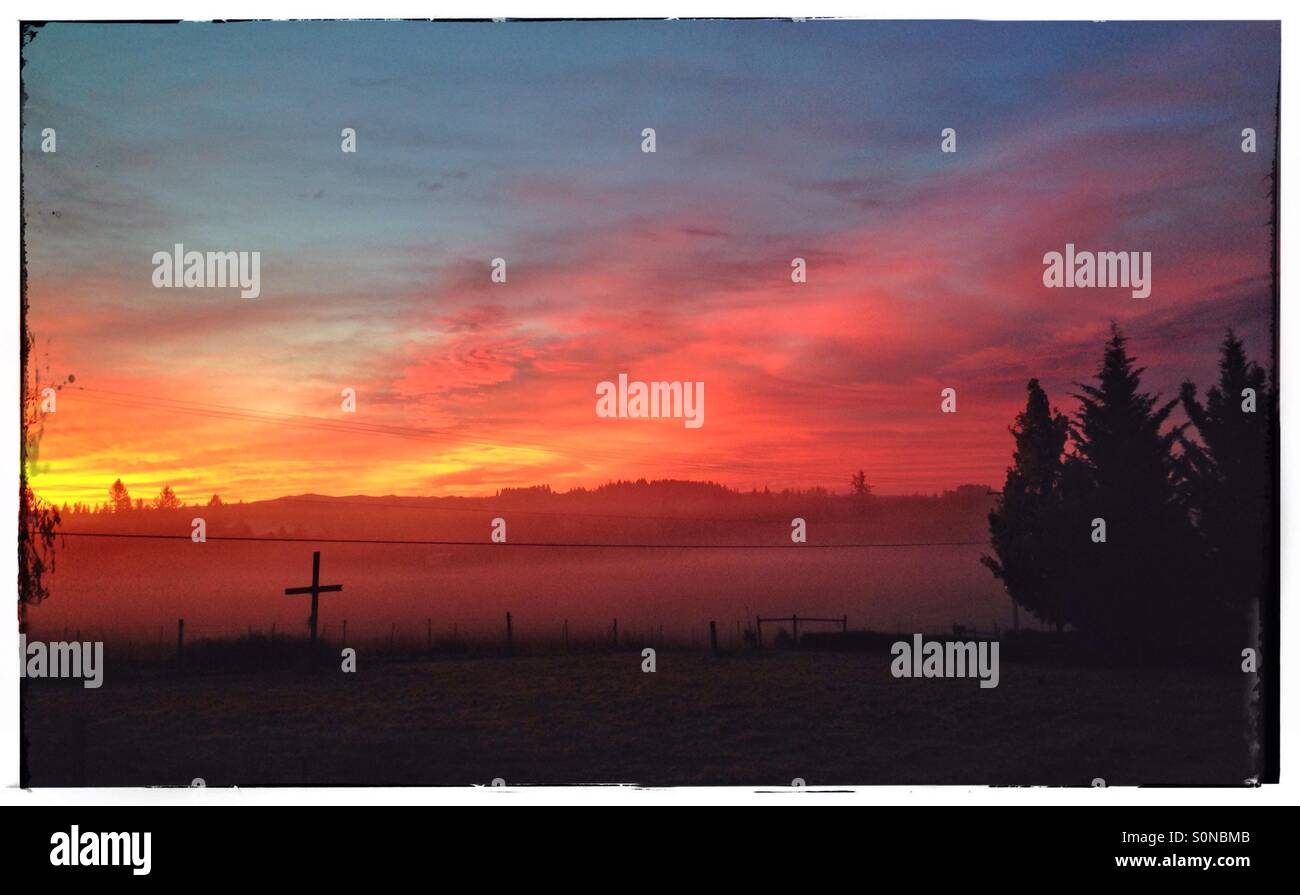 Fiery cross hi-res stock photography and images - Alamy