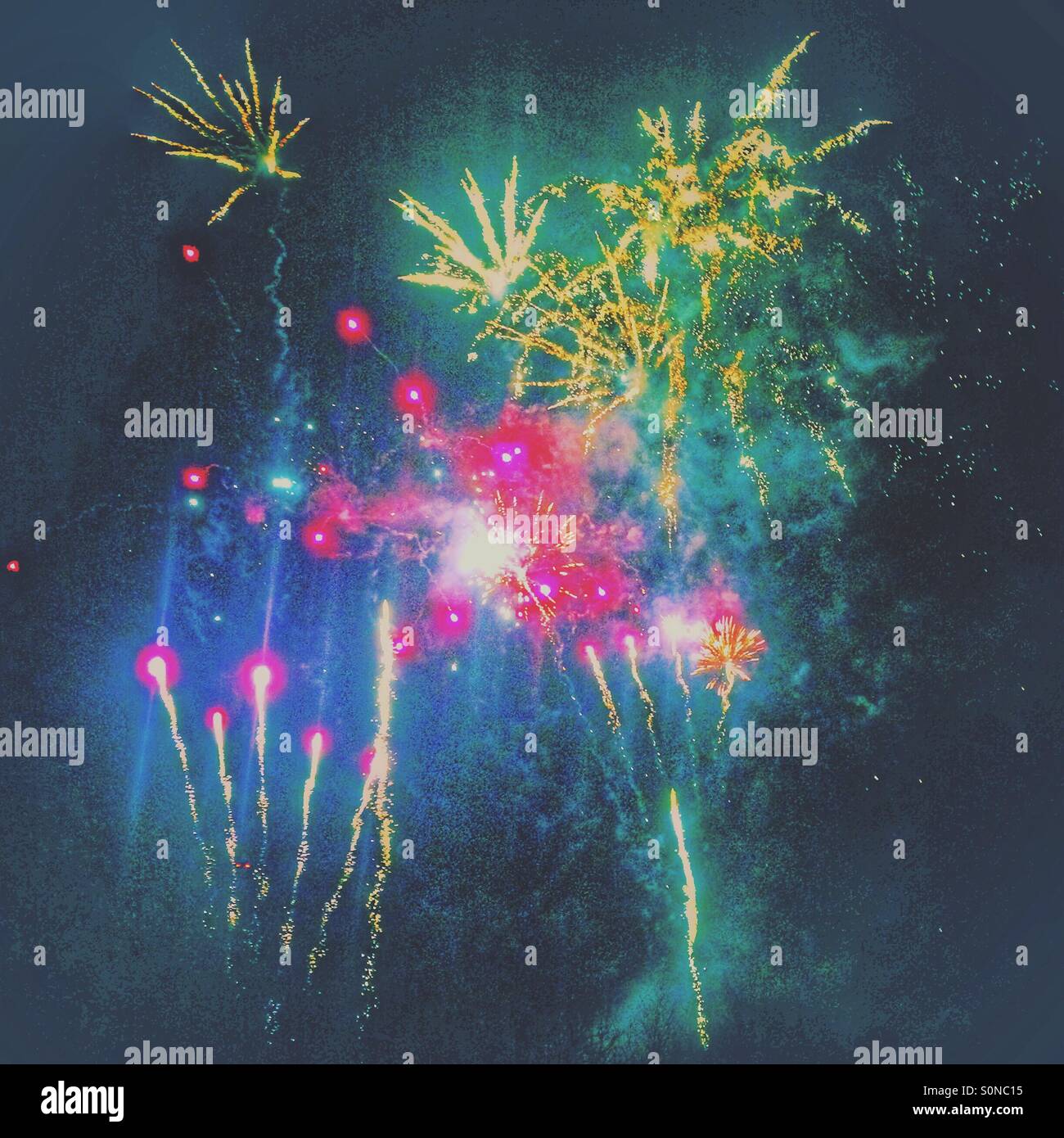 A firework display Stock Photo - Alamy