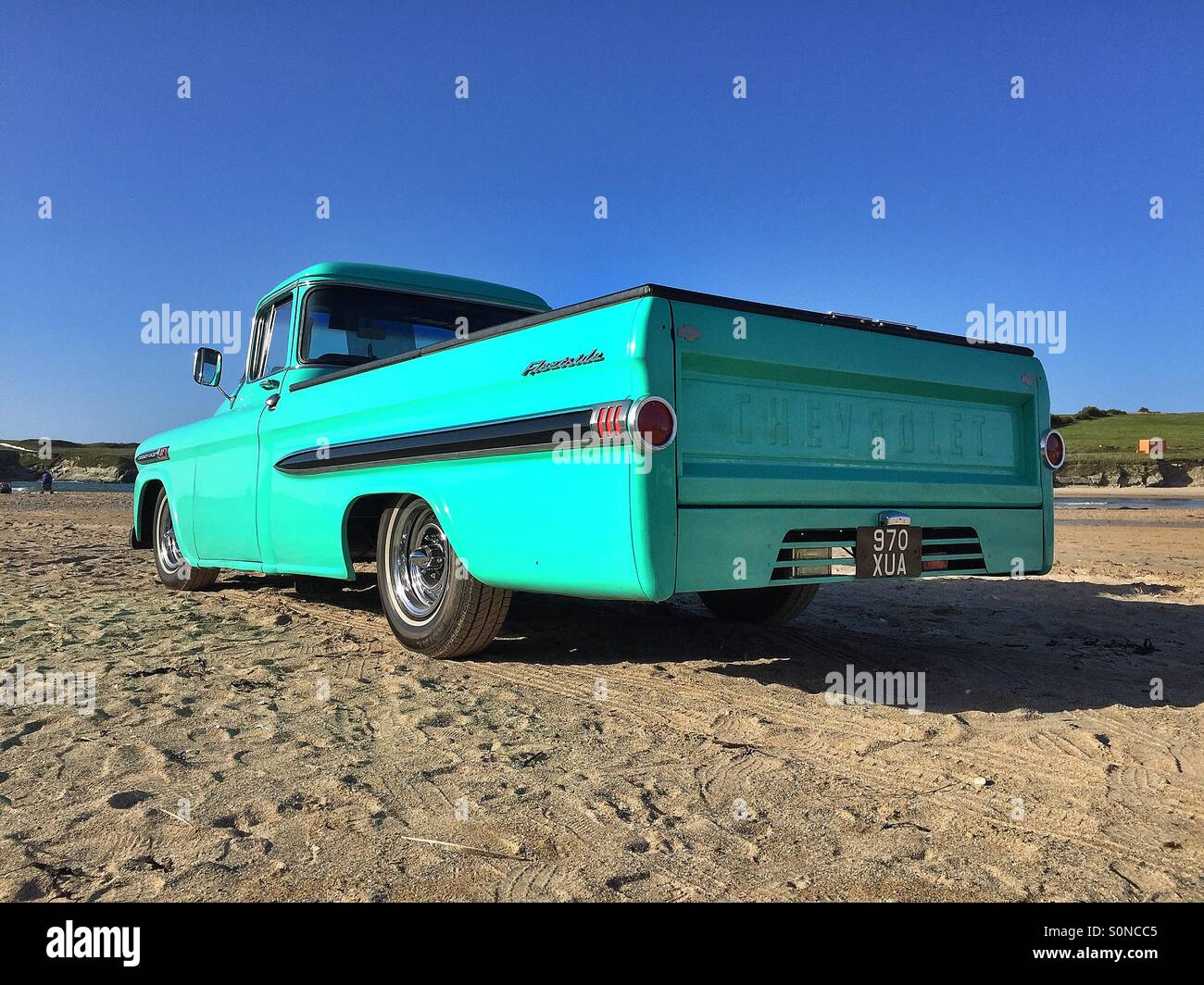Hot rod on the beach hi-res stock photography and images - Alamy