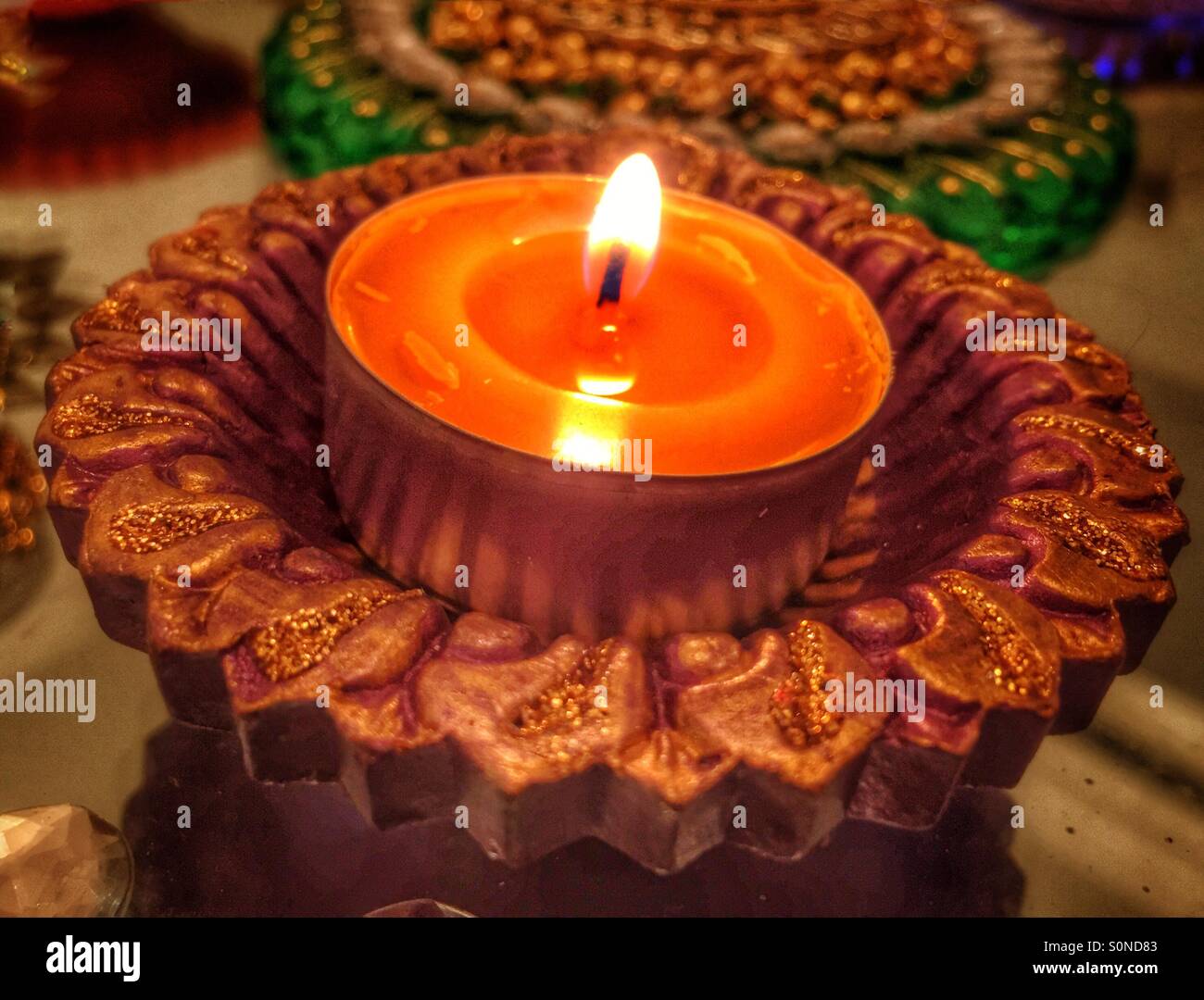 Diwali Tea Lights High Resolution Stock Photography and Images - Alamy