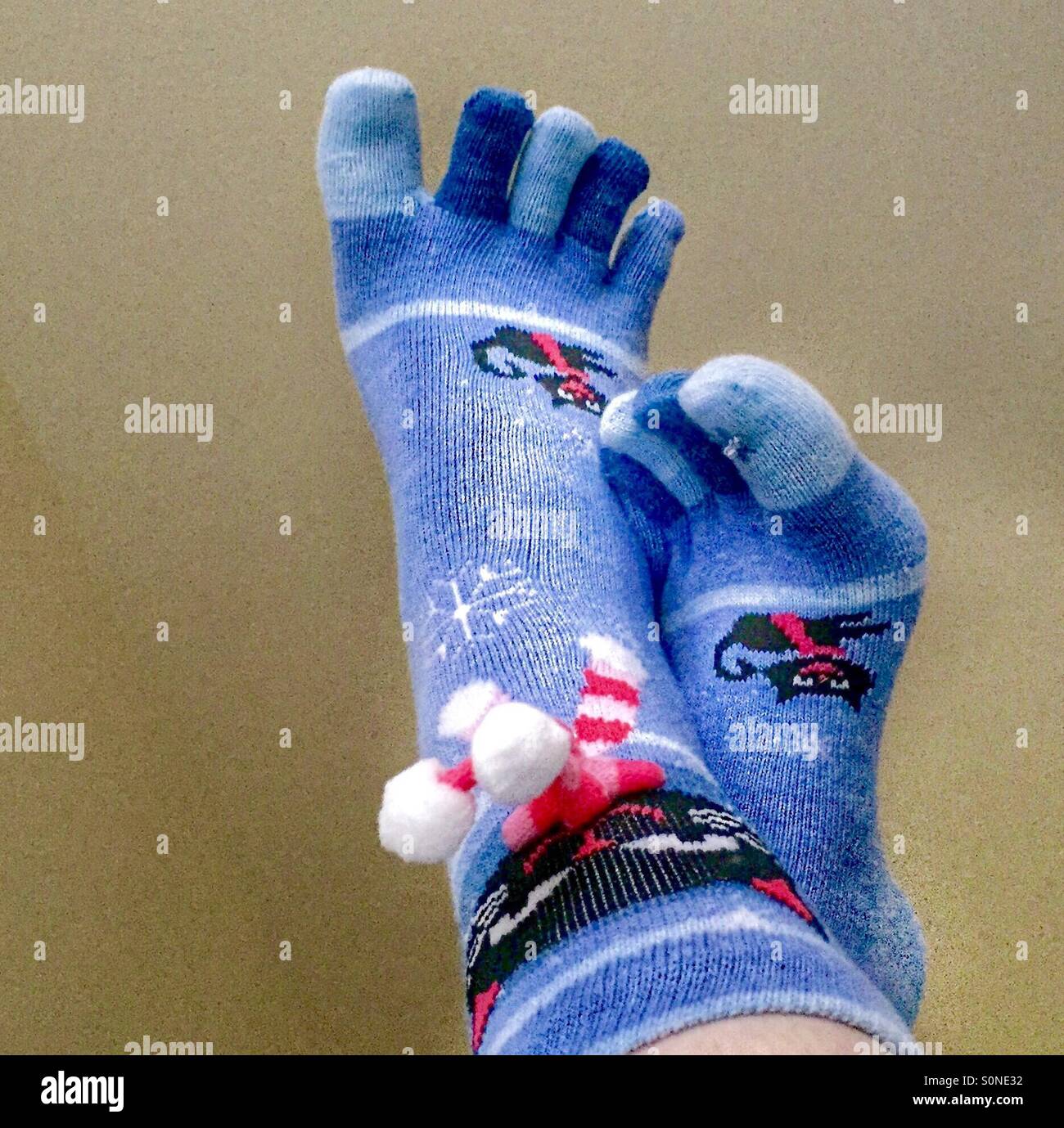 Cat toe socks Stock Photo - Alamy