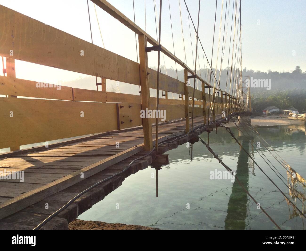 Yellow bridge bali hi-res stock photography and images - Alamy