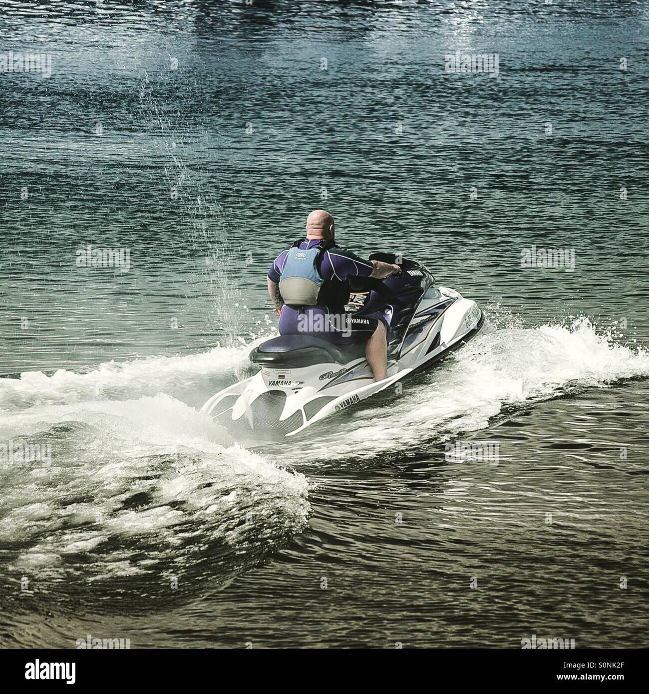 Jet ski water skier hi-res stock photography and images - Alamy