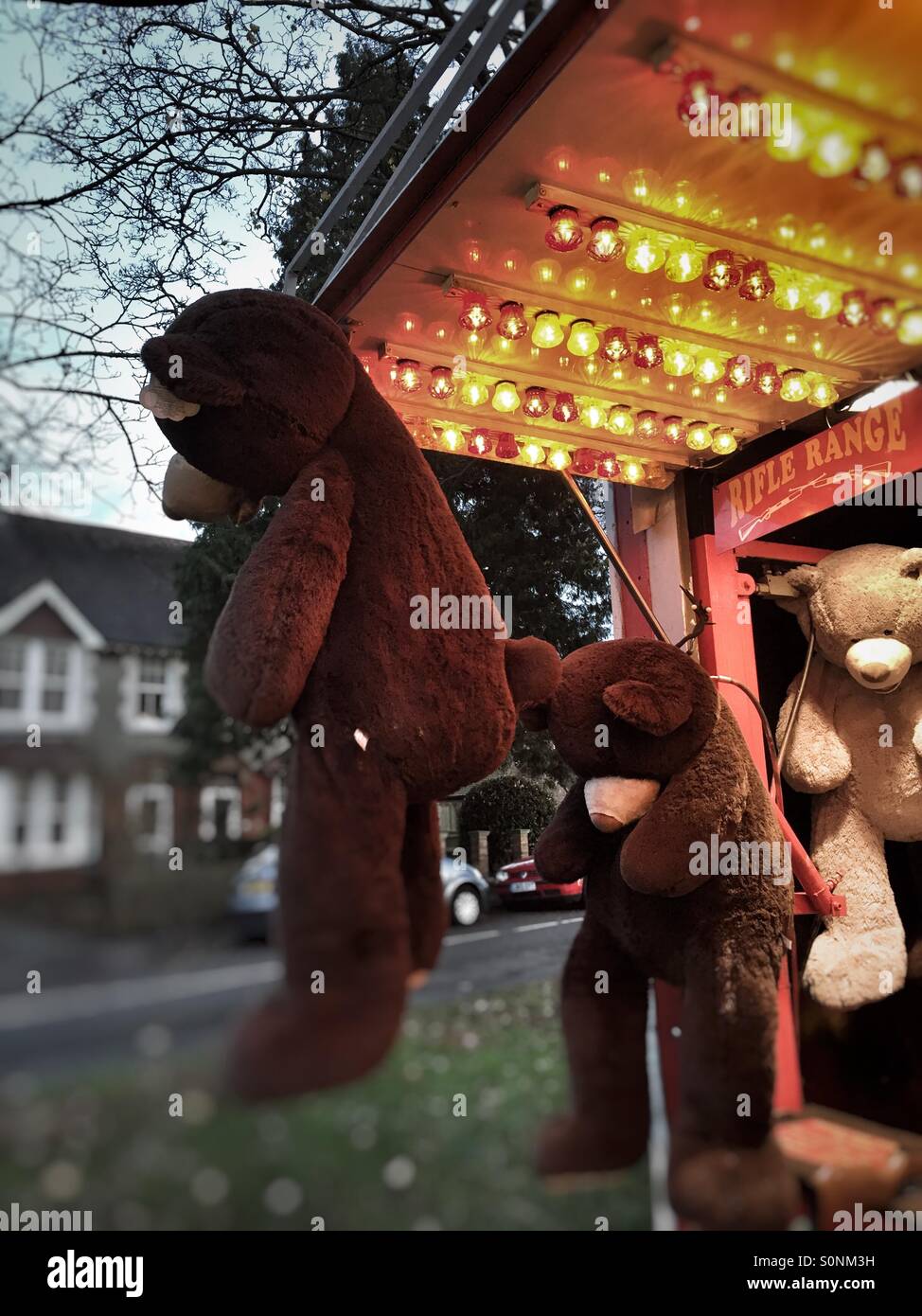 Hanging teddy bears hi-res stock photography and images - Alamy