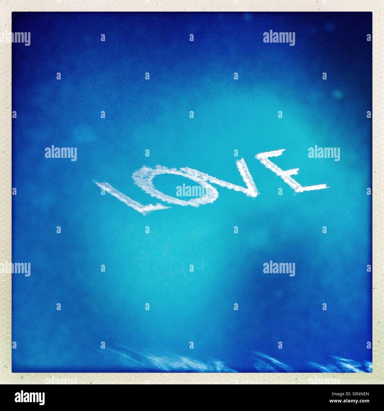 Skywriting hi-res stock photography and images - Alamy