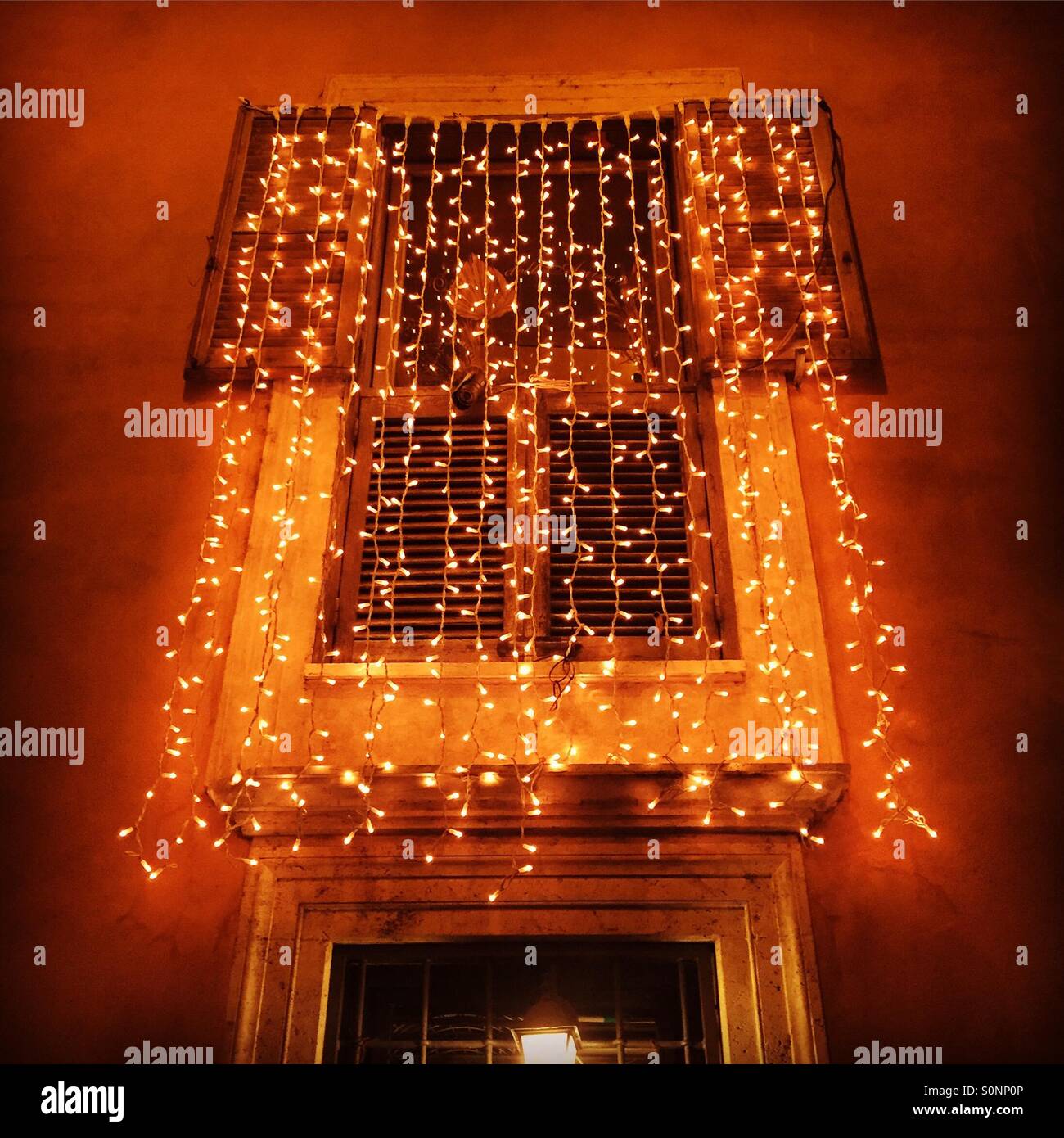 Light curtain over a window Stock Photo - Alamy