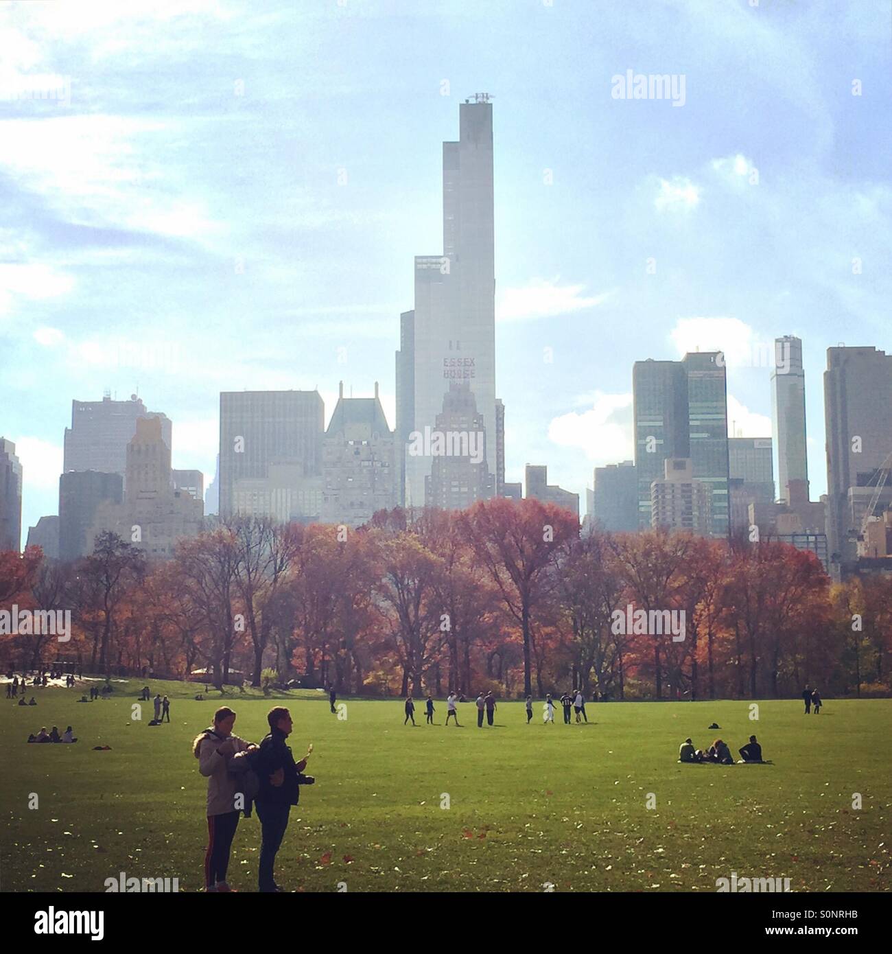 NYC Central Park in fall Stock Photo - Alamy