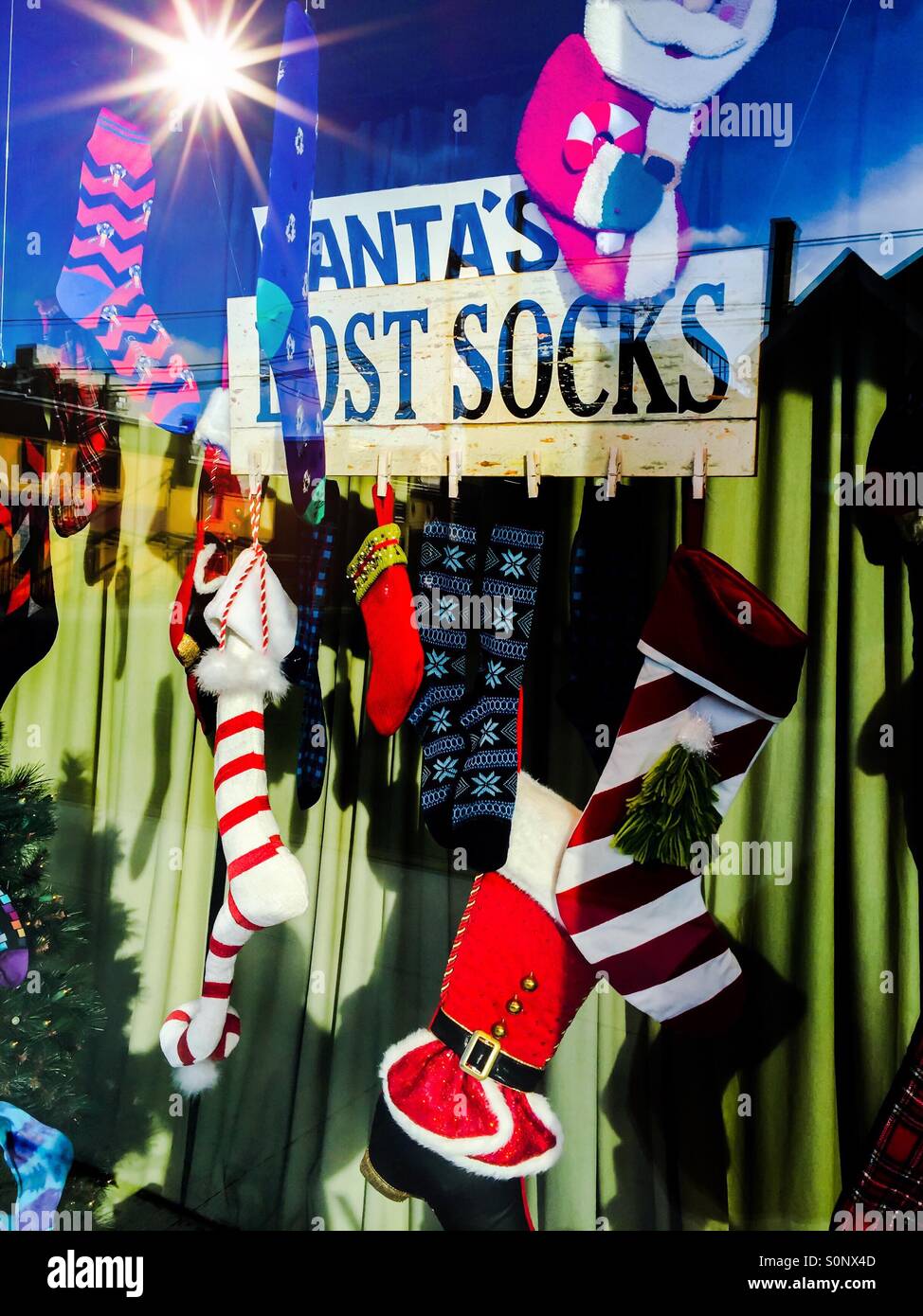 Santa socks hi-res stock photography and images - Alamy