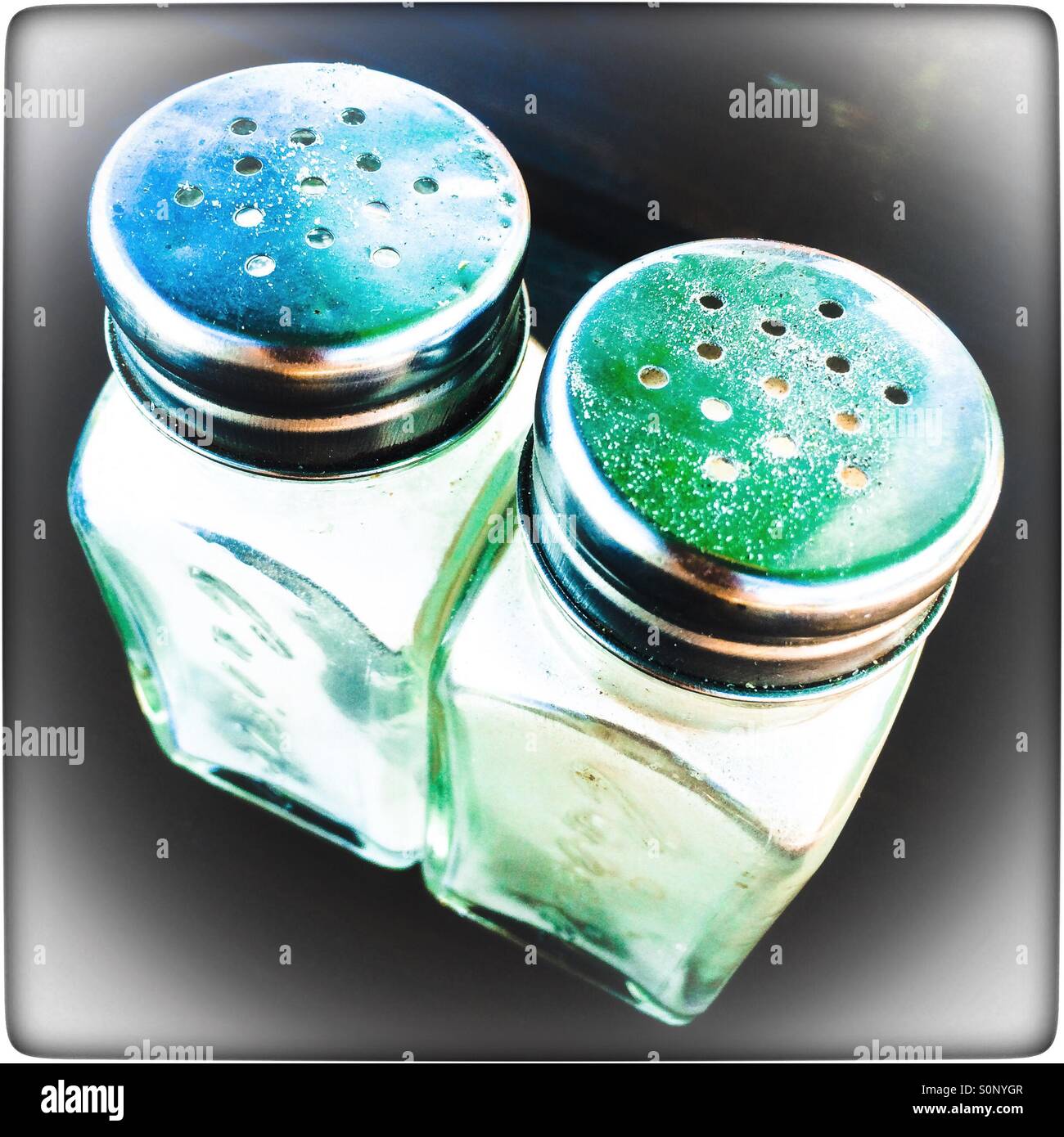 Salt anc pepper pot set Stock Photo - Alamy