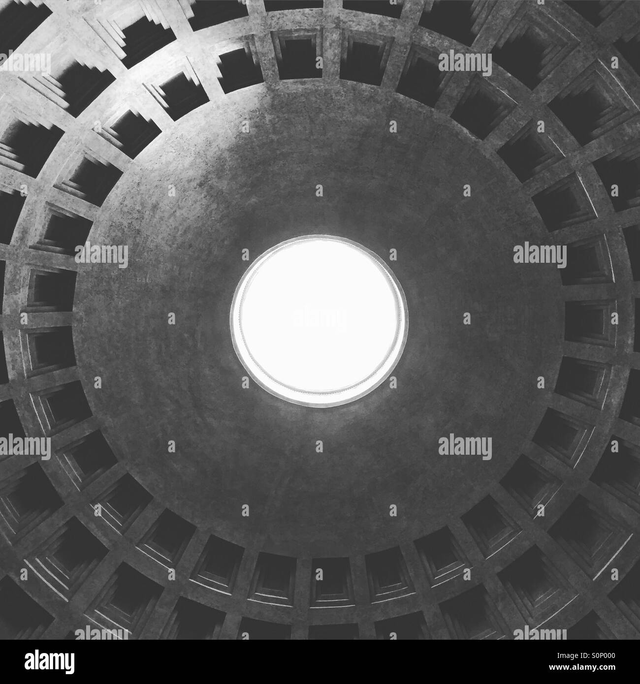 Rome pantheon ceiling hi-res stock photography and images - Alamy