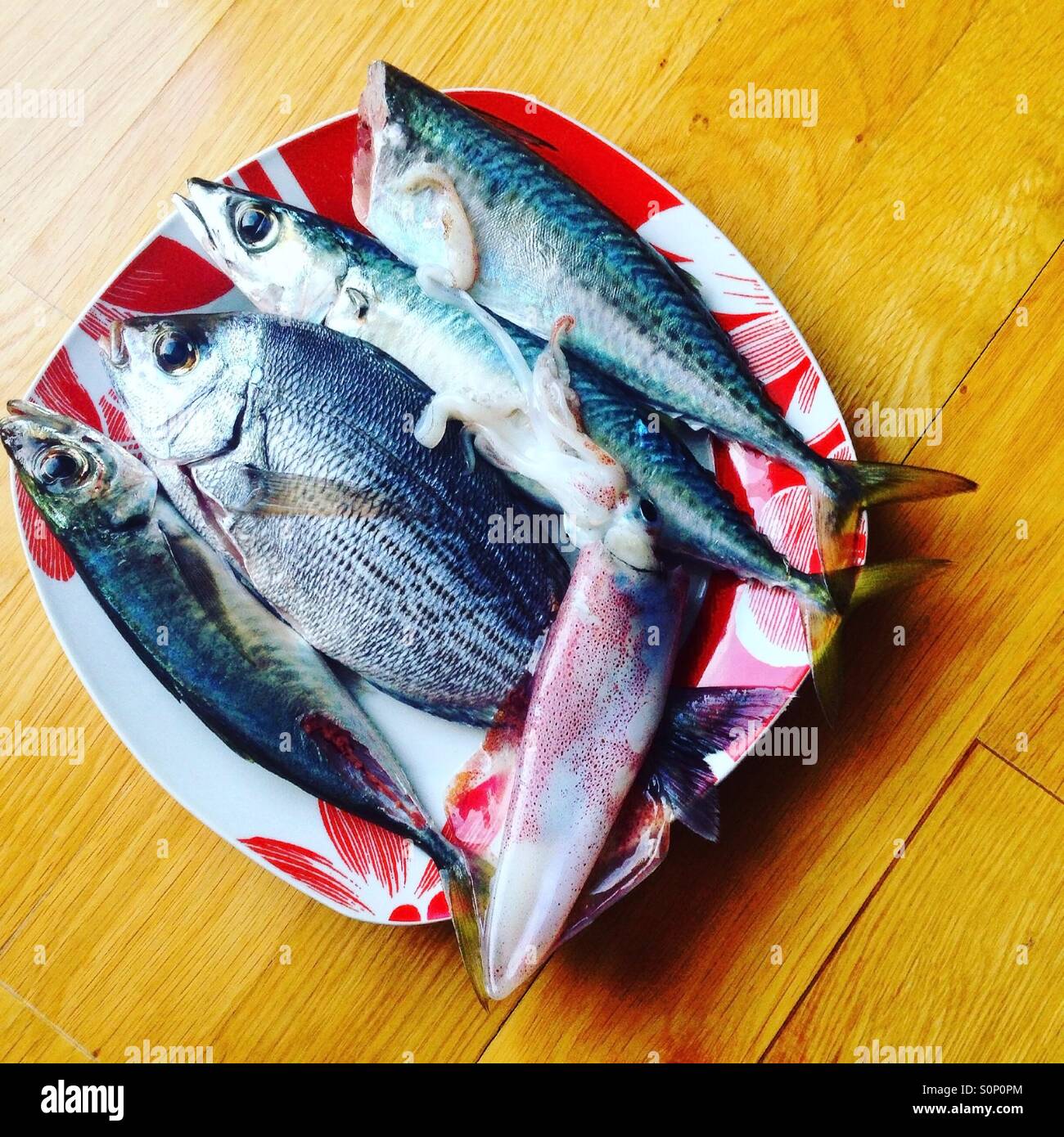 Plate of fresh fish hi-res stock photography and images - Alamy