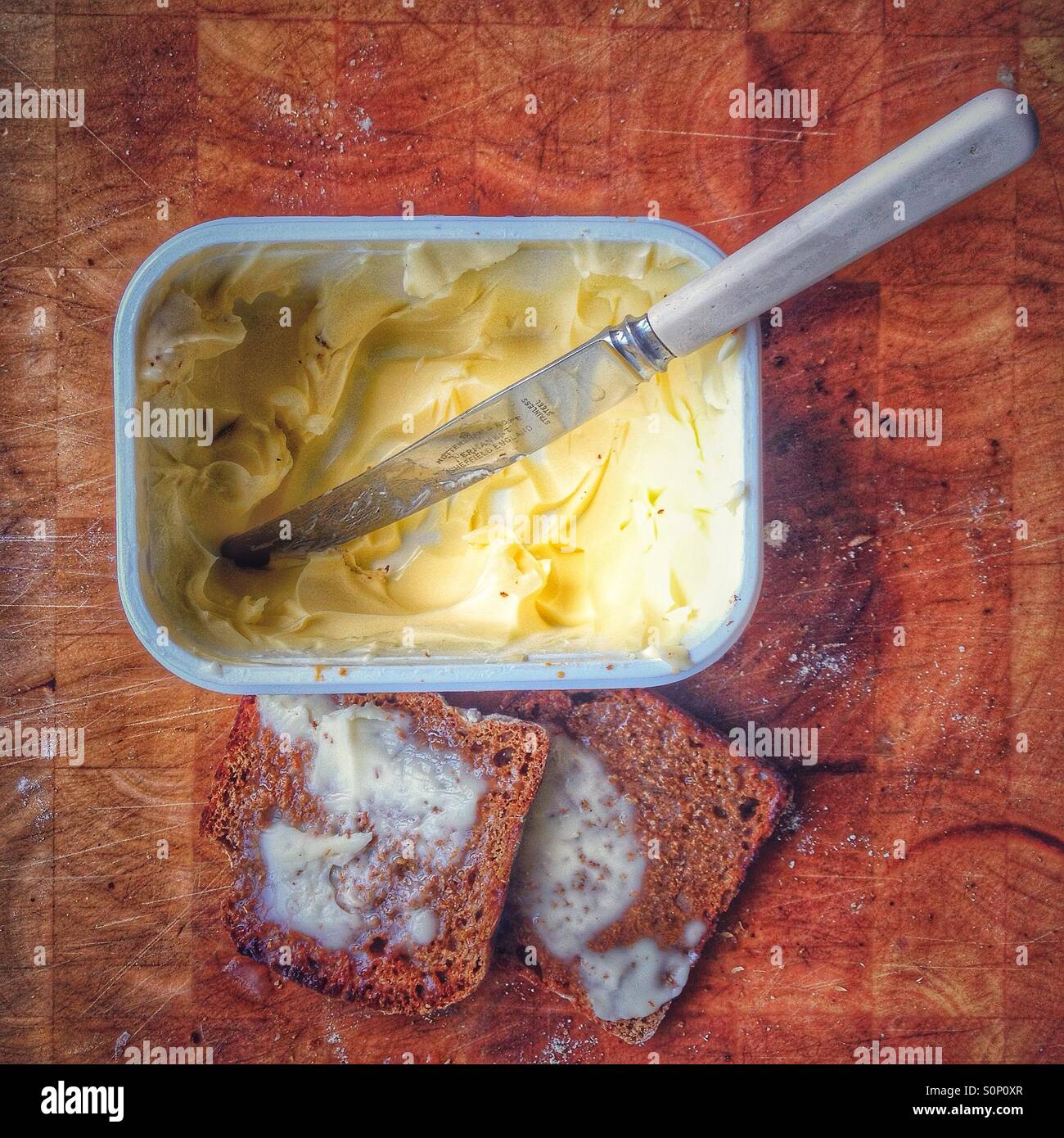 Tub of butter hi-res stock photography and images - Alamy