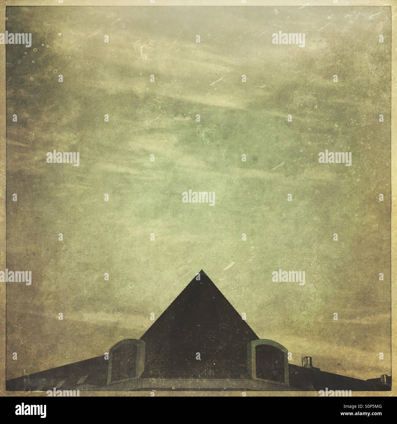 Urban pyramid. Abstract Stock Photo - Alamy