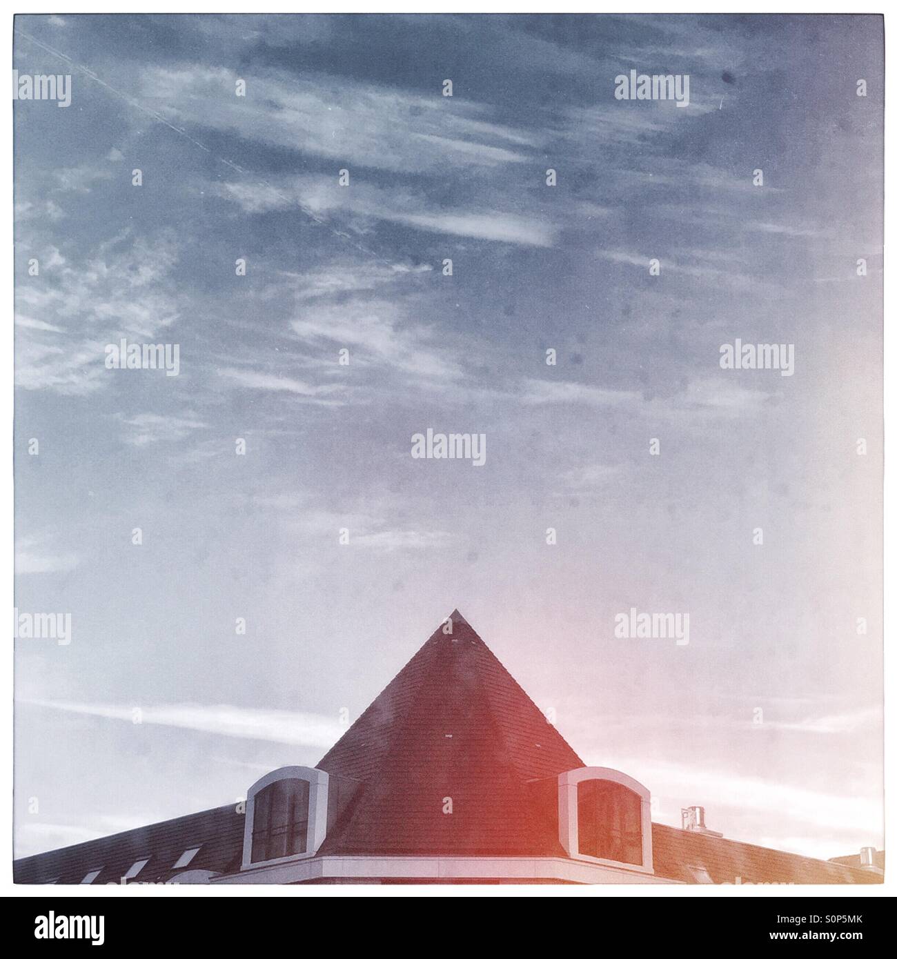 Urban pyramid. Abstract Stock Photo - Alamy