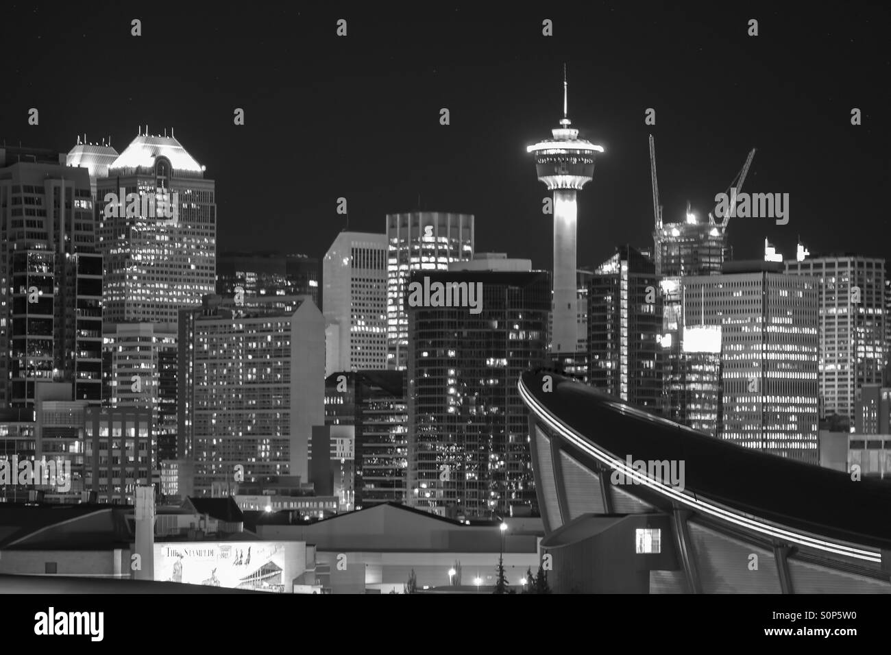 Downtown calgary Black and White Stock Photos & Images - Alamy
