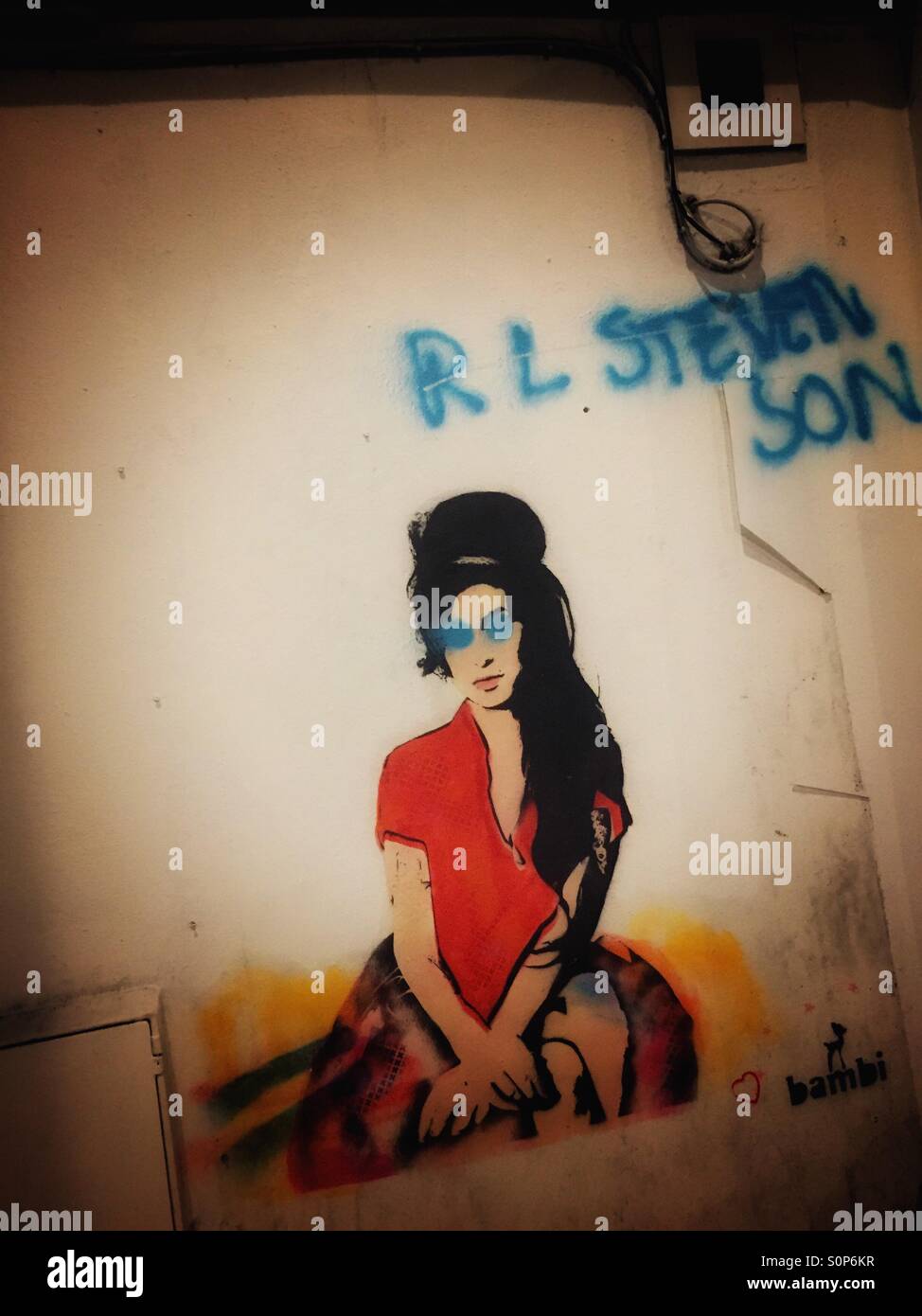 Amy winehouse mural hi-res stock photography and images - Alamy