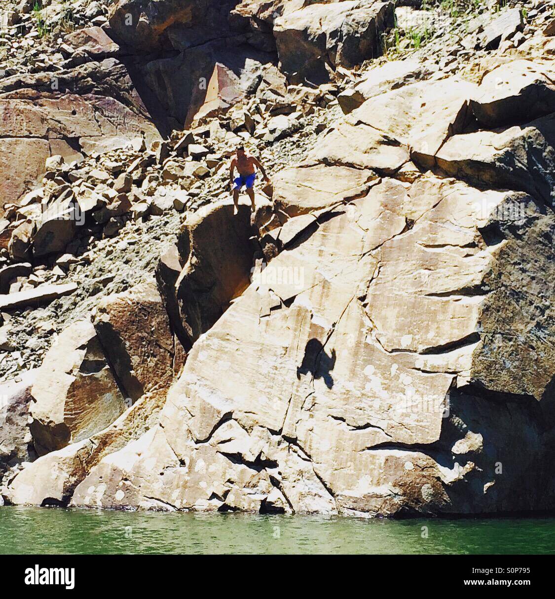 Free fall boat hi-res stock photography and images - Alamy