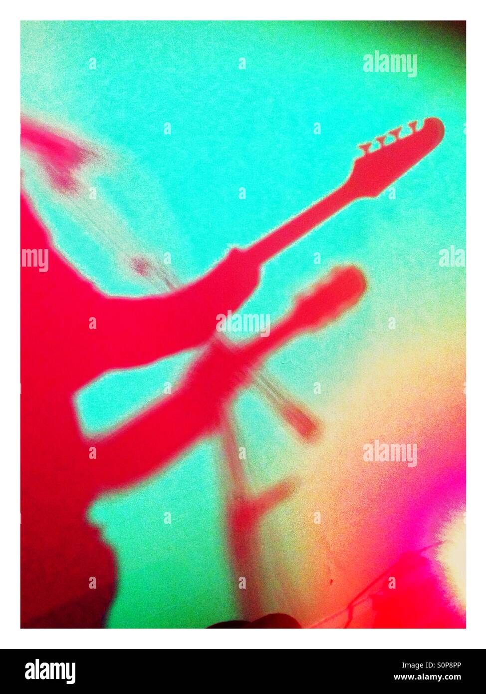 Bass guitar shadow hi-res stock photography and images - Alamy