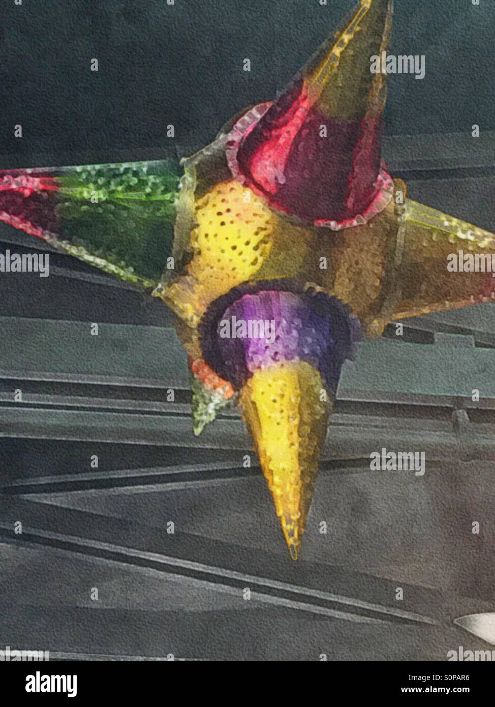 Hanging Metal Spikes Stock Photo - Alamy