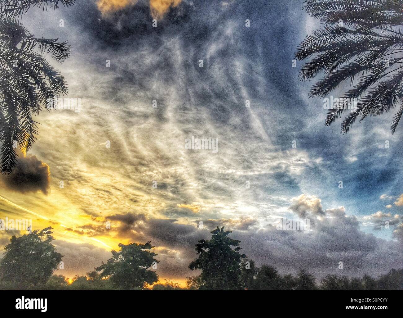 Weather overcast evening twilight hi-res stock photography and images ...
