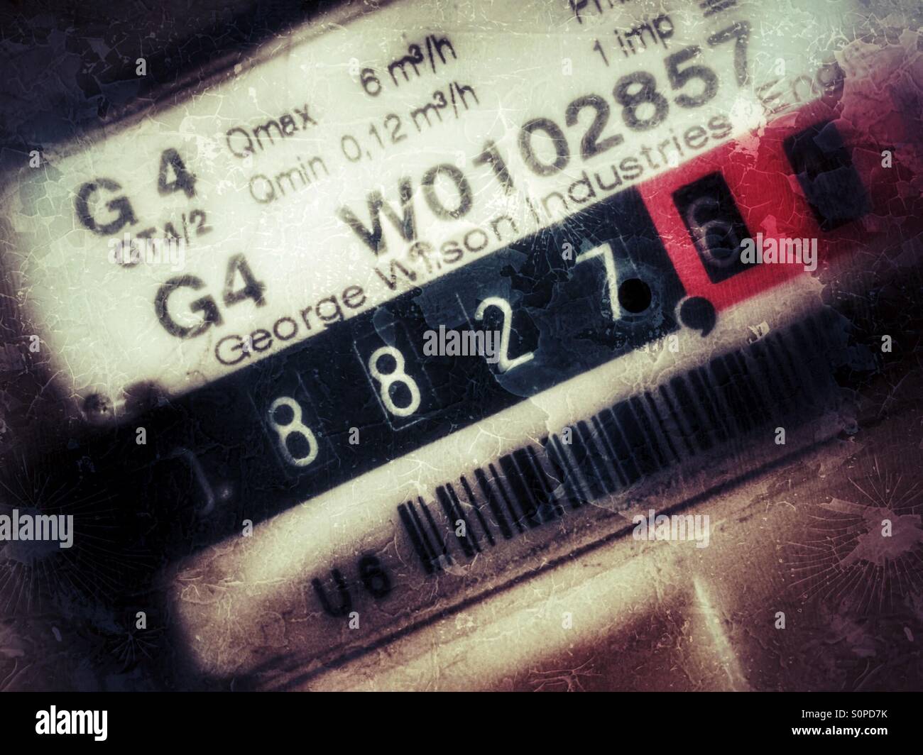 Dials gas meter hi-res stock photography and images - Alamy