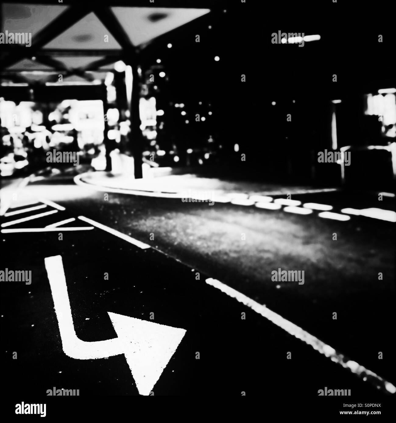 Uk road sign curved road hi-res stock photography and images - Alamy