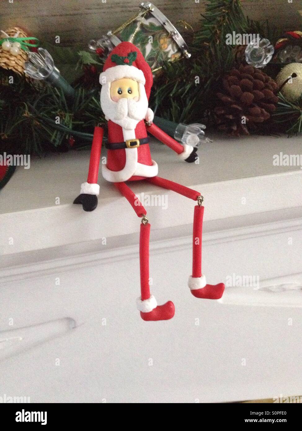 Model of father christmas hi-res stock photography and images - Alamy