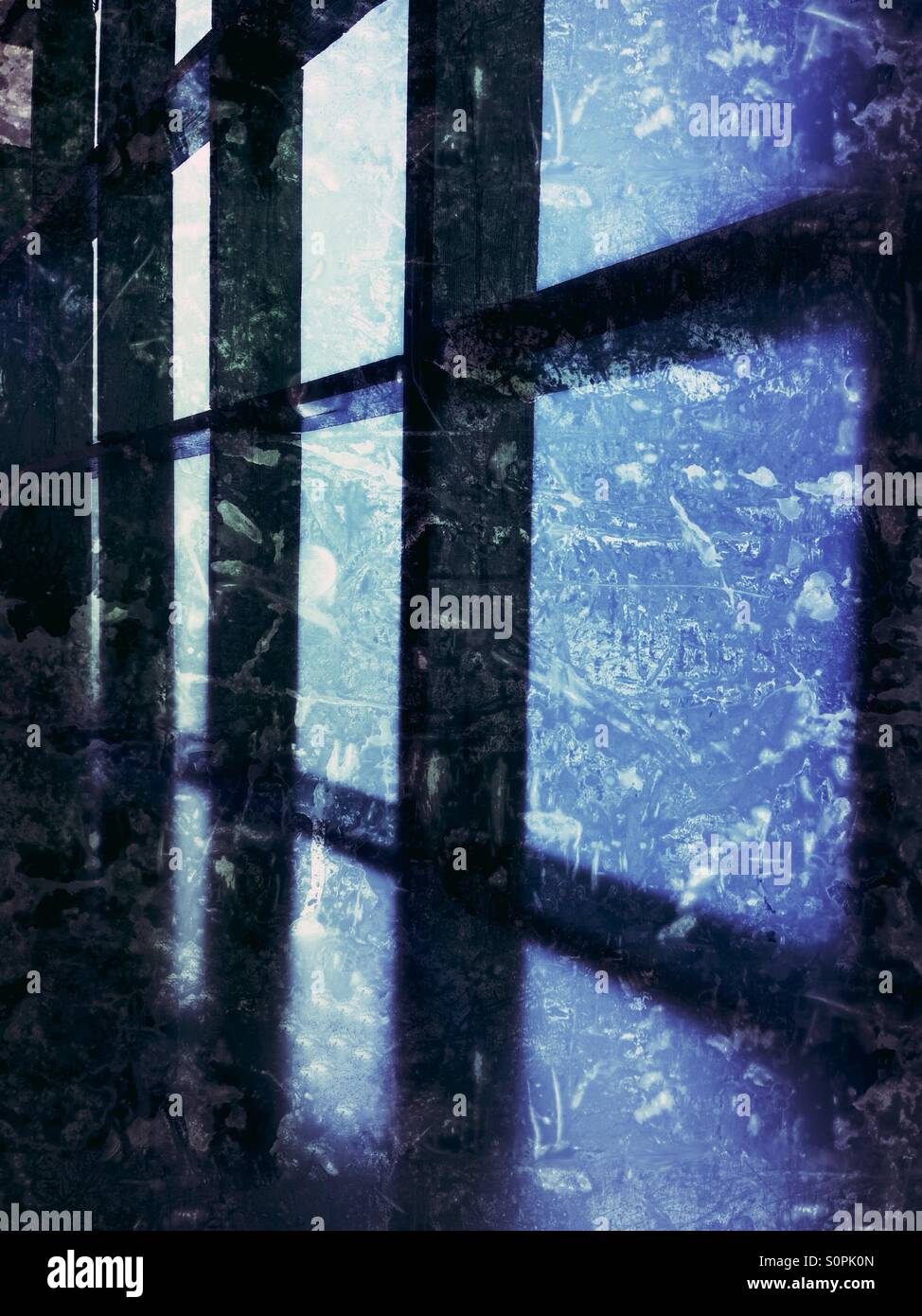 Dark square window hi-res stock photography and images - Alamy