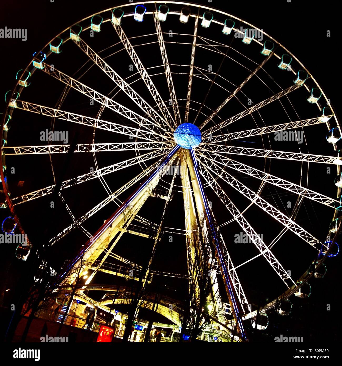 Manchester's big wheel Stock Photo - Alamy