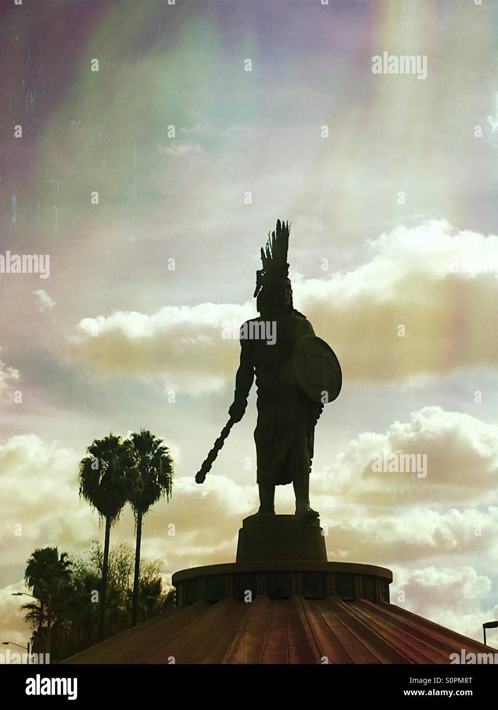 Silouette of palm trees hi-res stock photography and images - Alamy