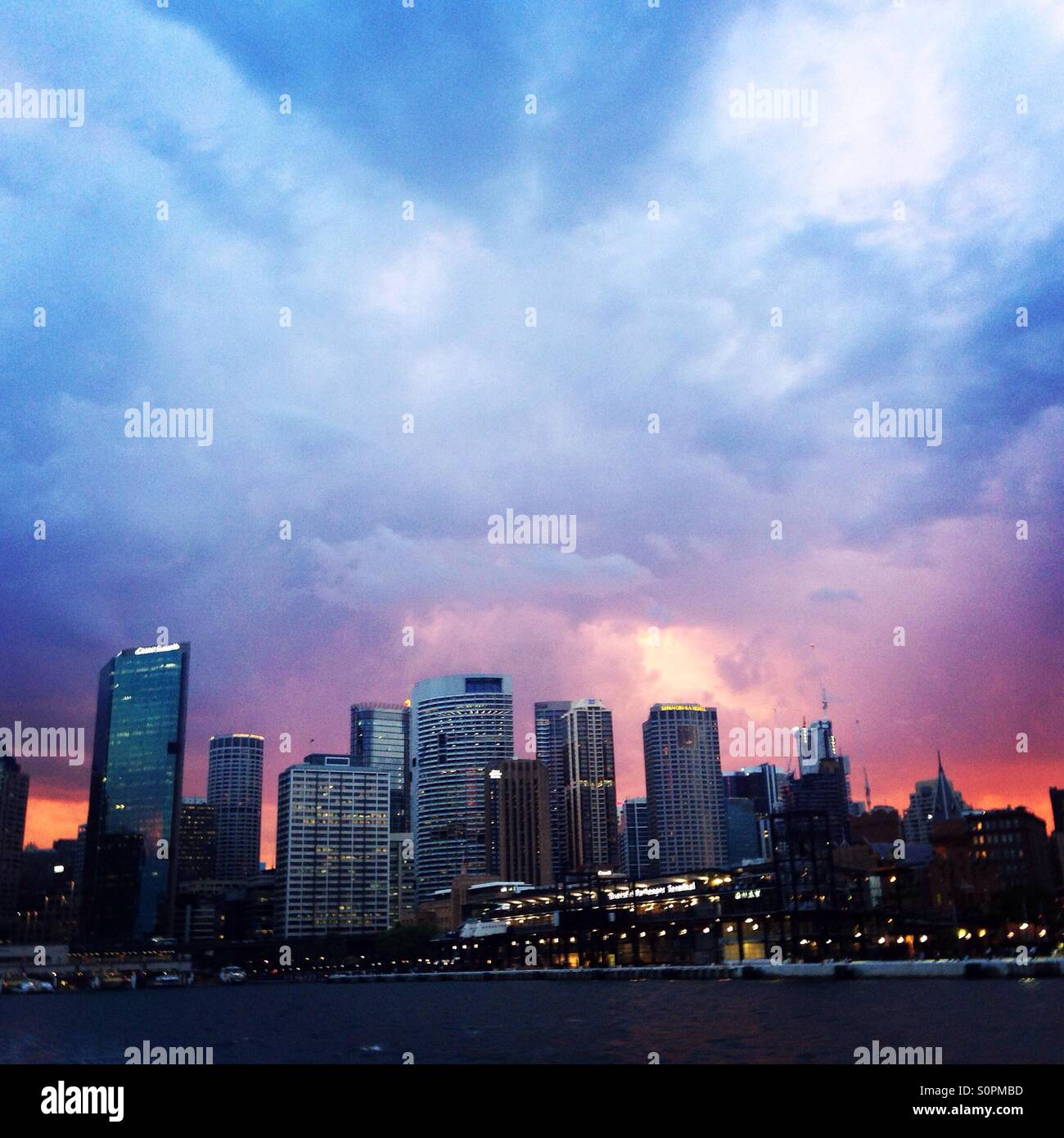 Storm over Sydney Stock Photo - Alamy