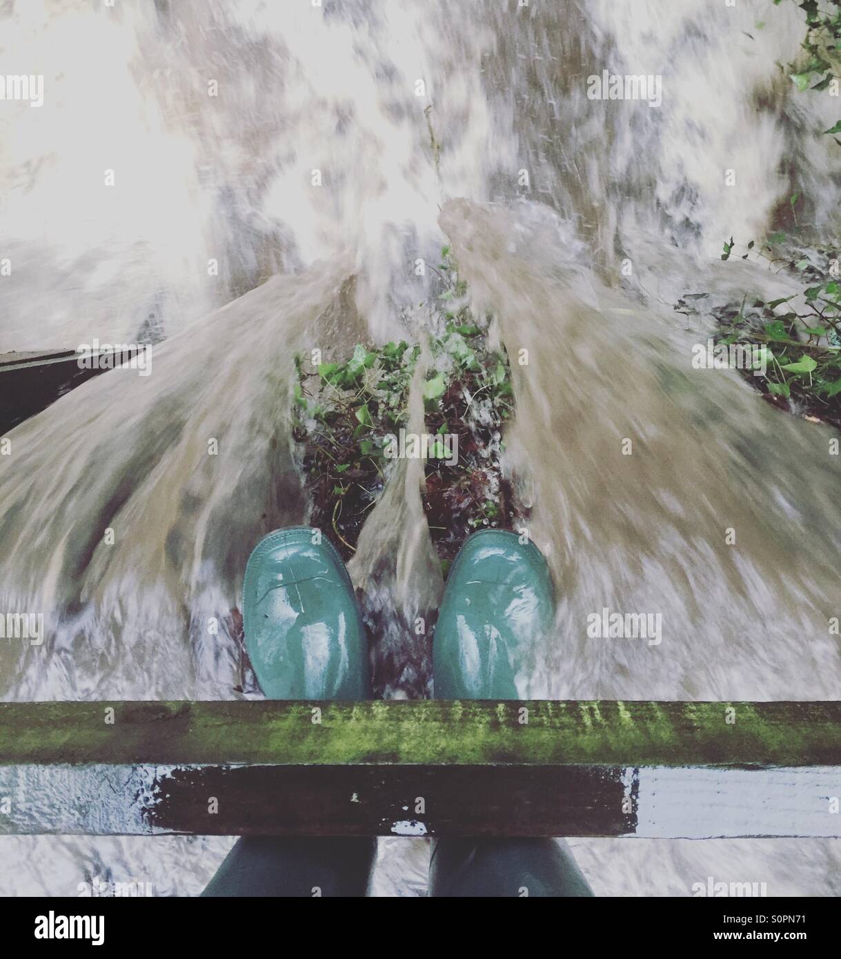 Flooding wellies hi-res stock photography and images - Alamy
