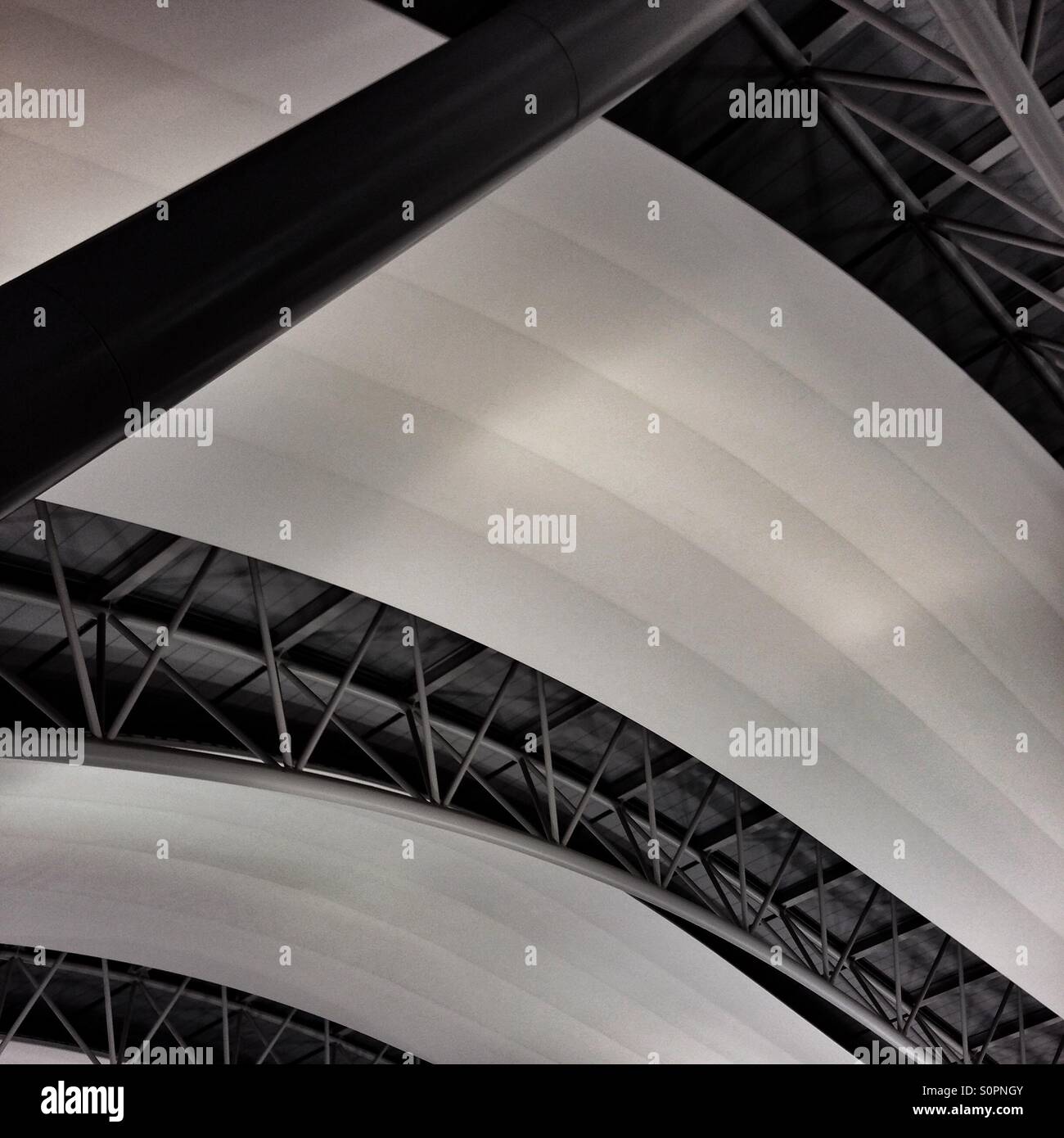 Curving roof architecture Stock Photo - Alamy