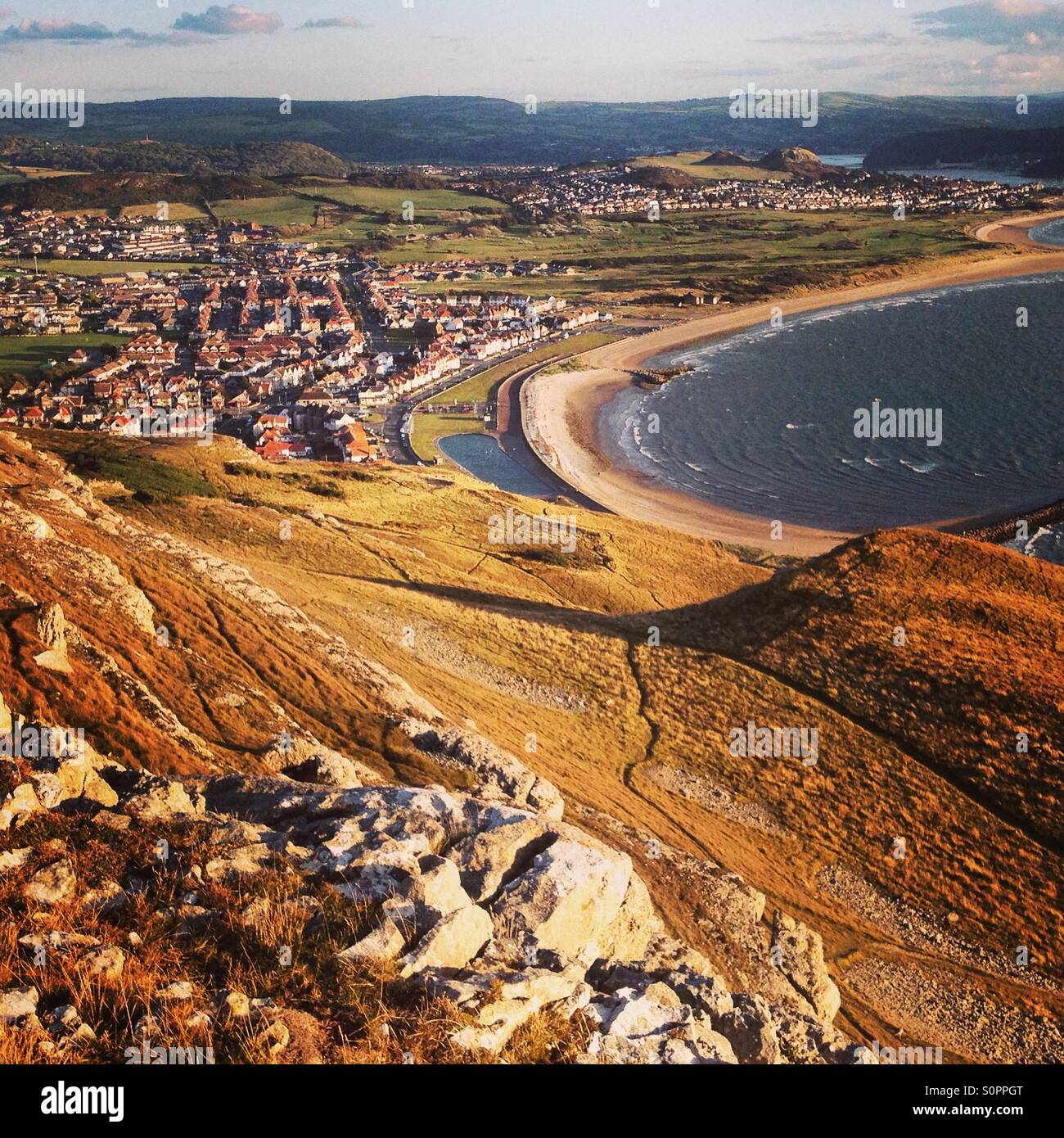 Llandudno Wales Aerial Stock Photos & Llandudno Wales Aerial Stock ...