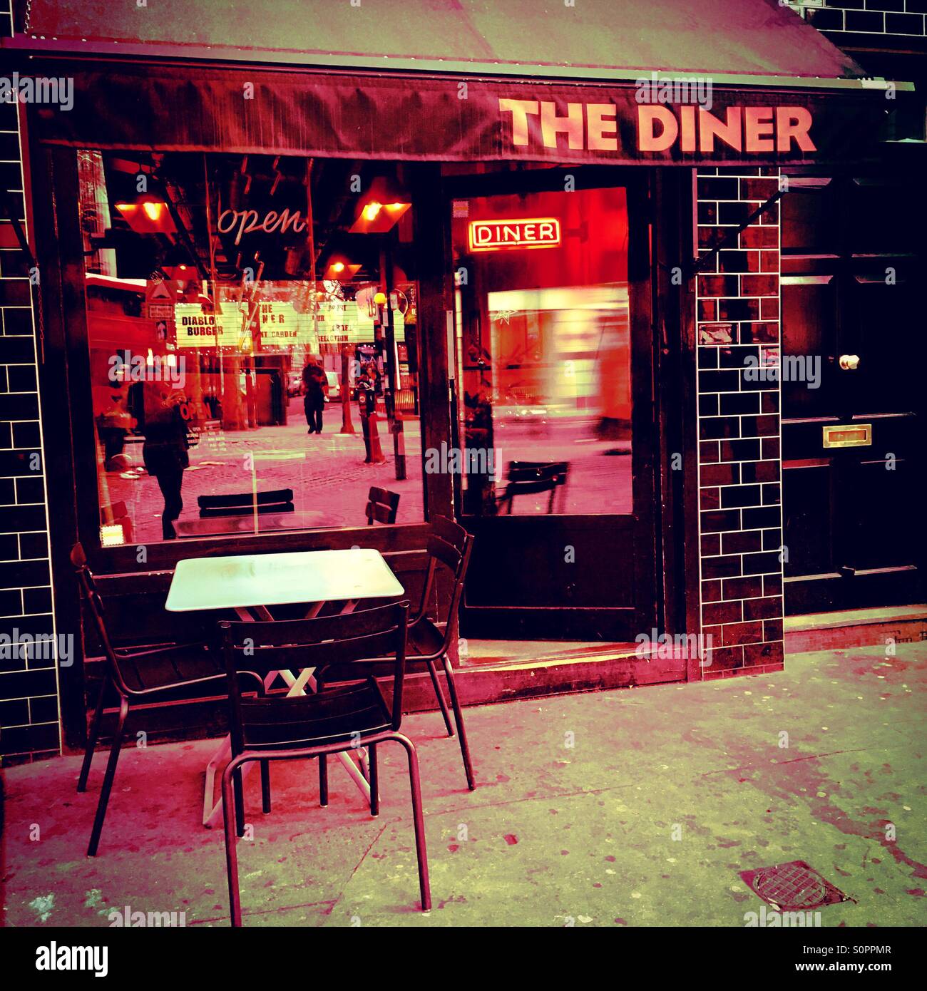 The Diner, London Stock Photo - Alamy