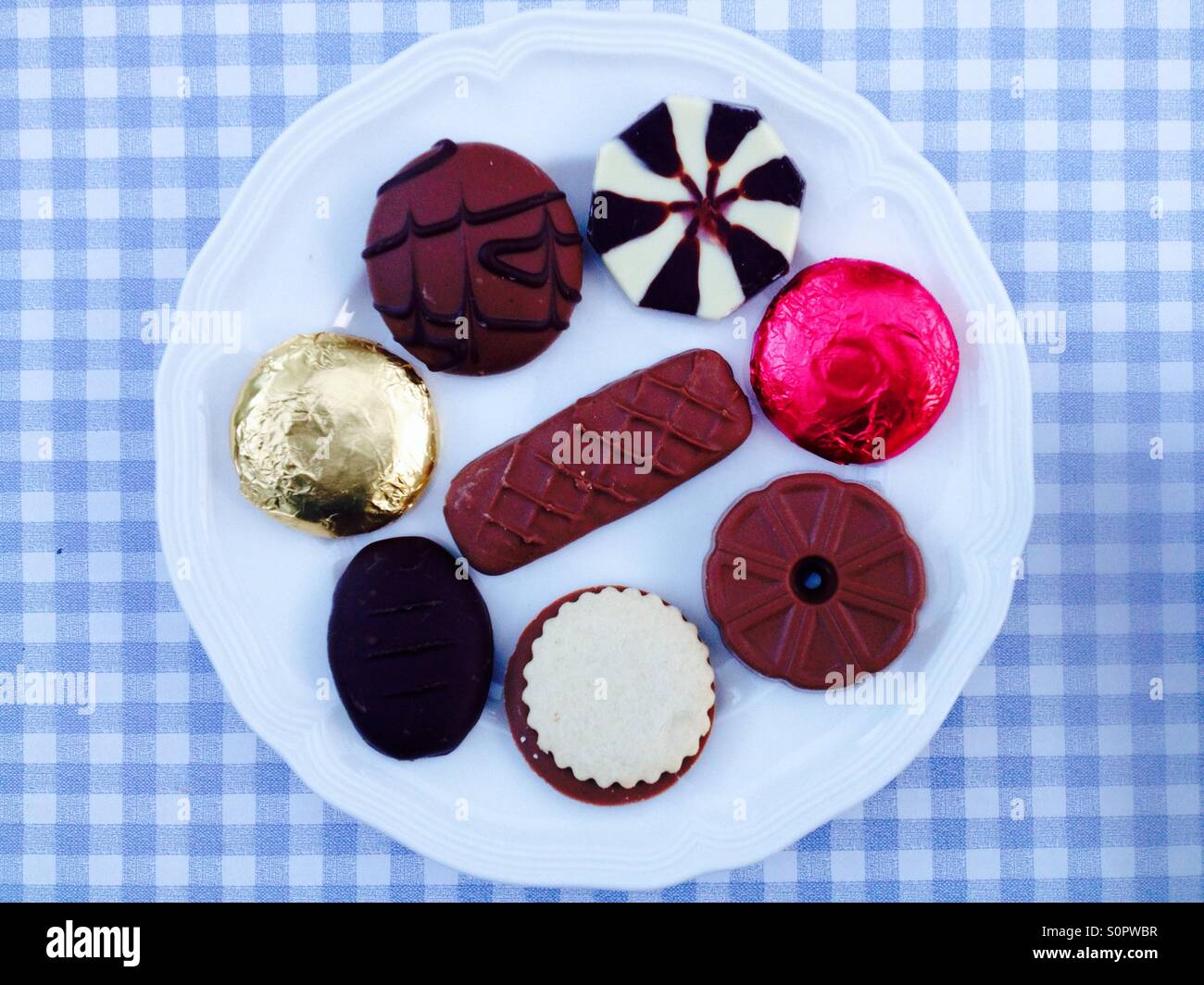 Waitrose Christmas chocolate selection Stock Photo - Alamy